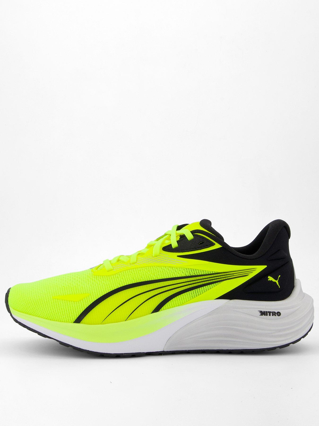 Puma Mens Running Electrify Nitro 4 Trainers - Yellow | Very