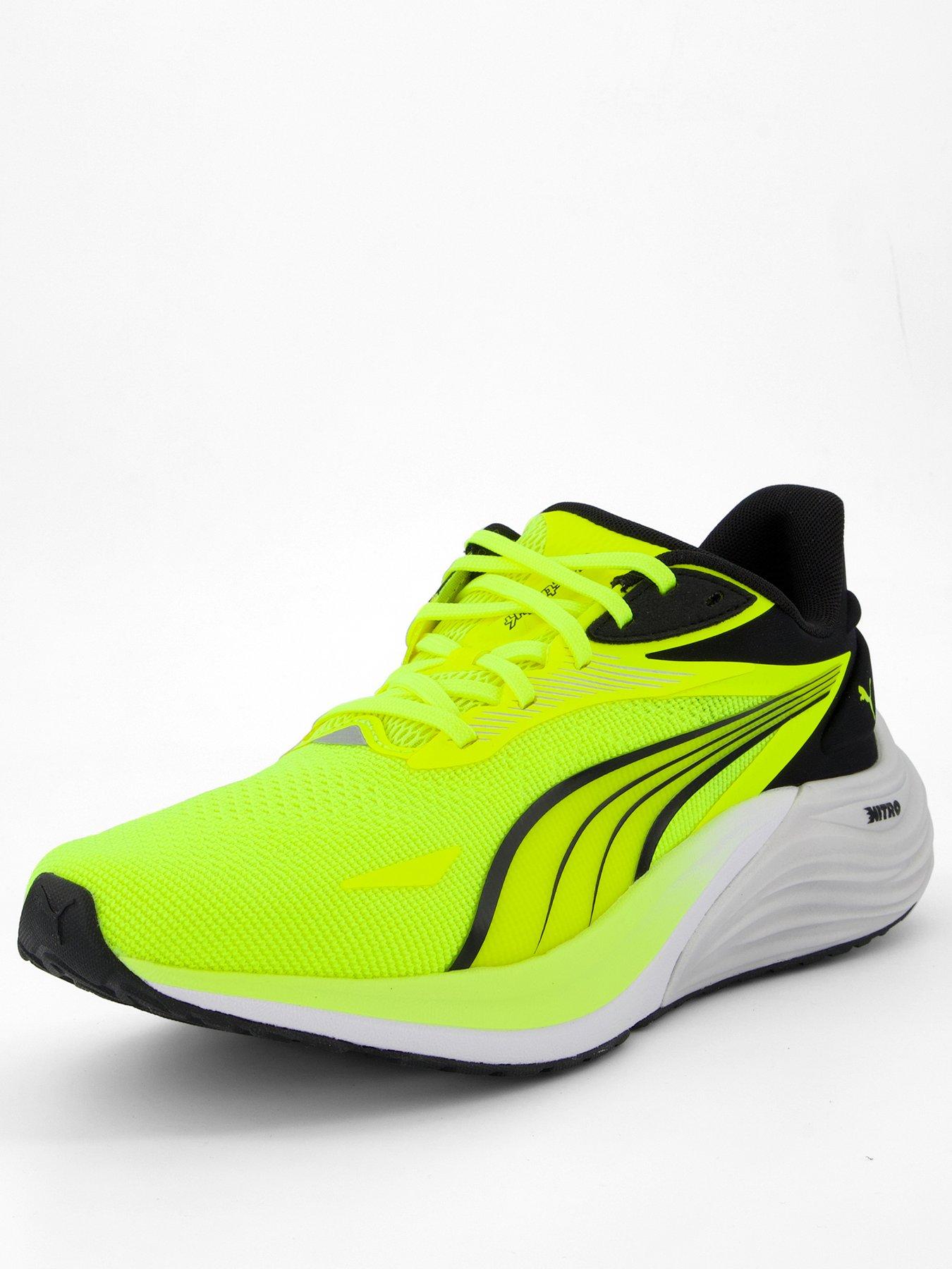 Puma Mens Running Electrify Nitro 4 Trainers - Yellow | Very