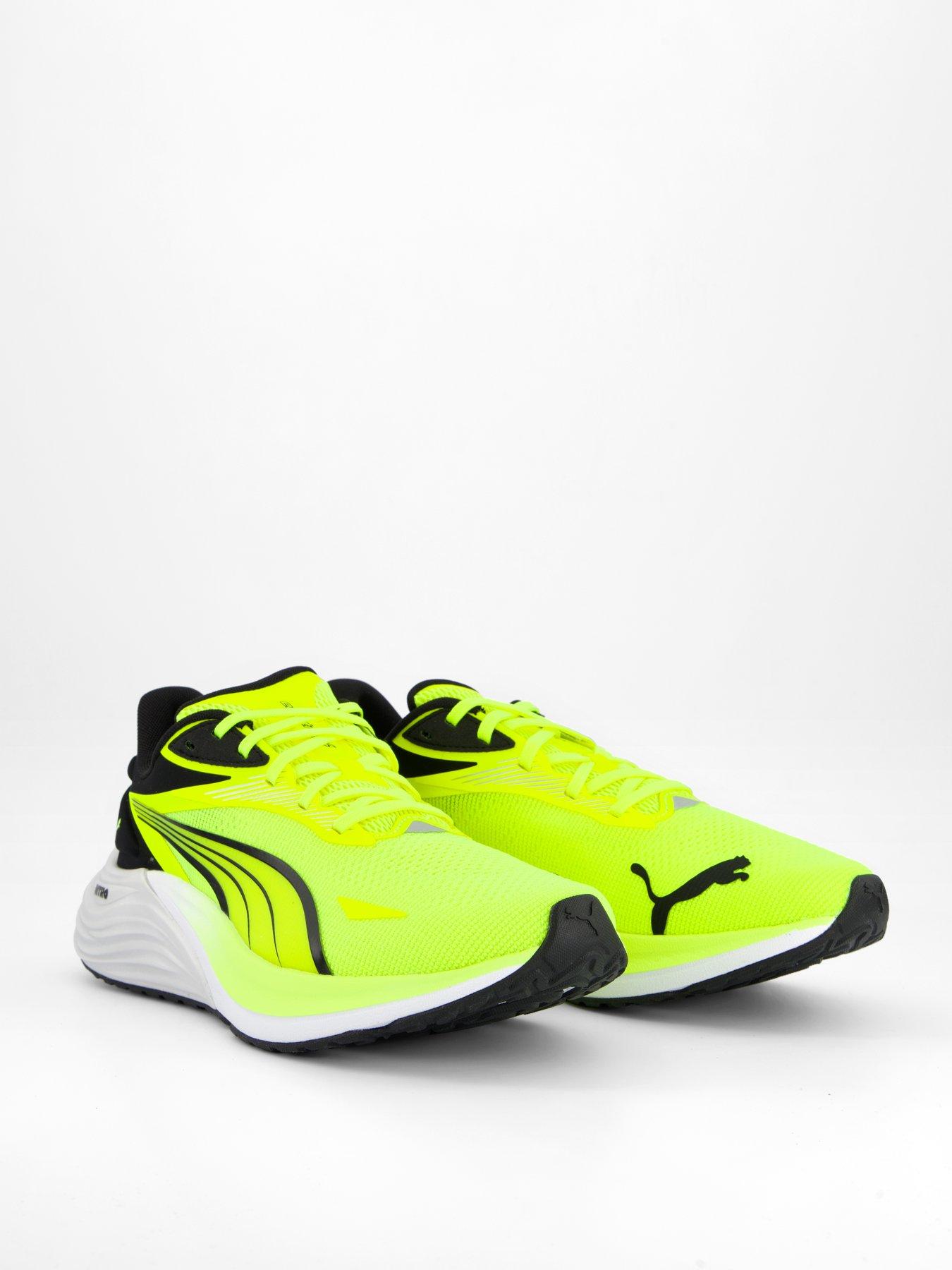 Puma Mens Running Electrify Nitro 4 Trainers - Yellow | Very