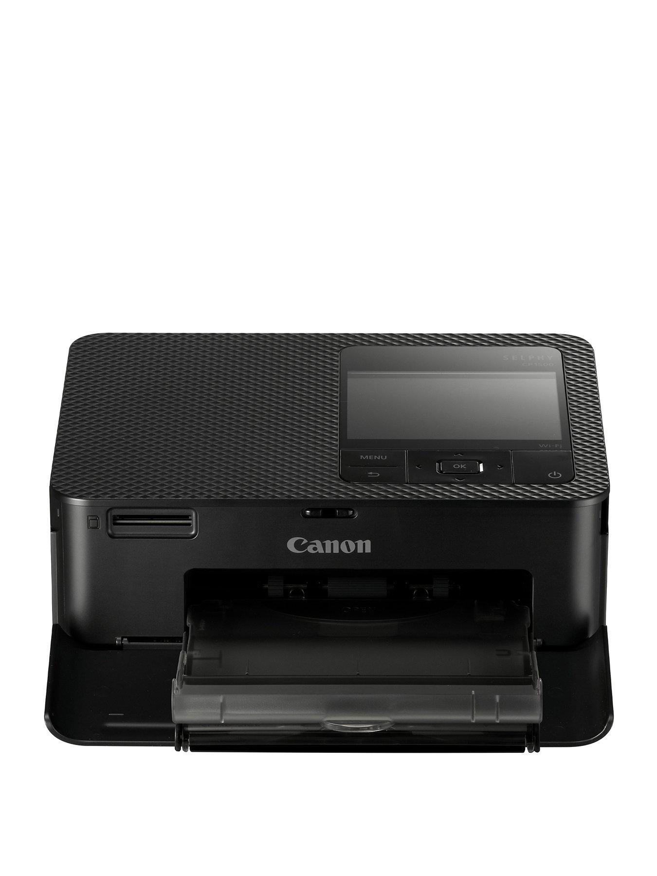 Canon Selphy CP1500 Wireless Photo Printer with Canon RP-108 Ink Paper ...