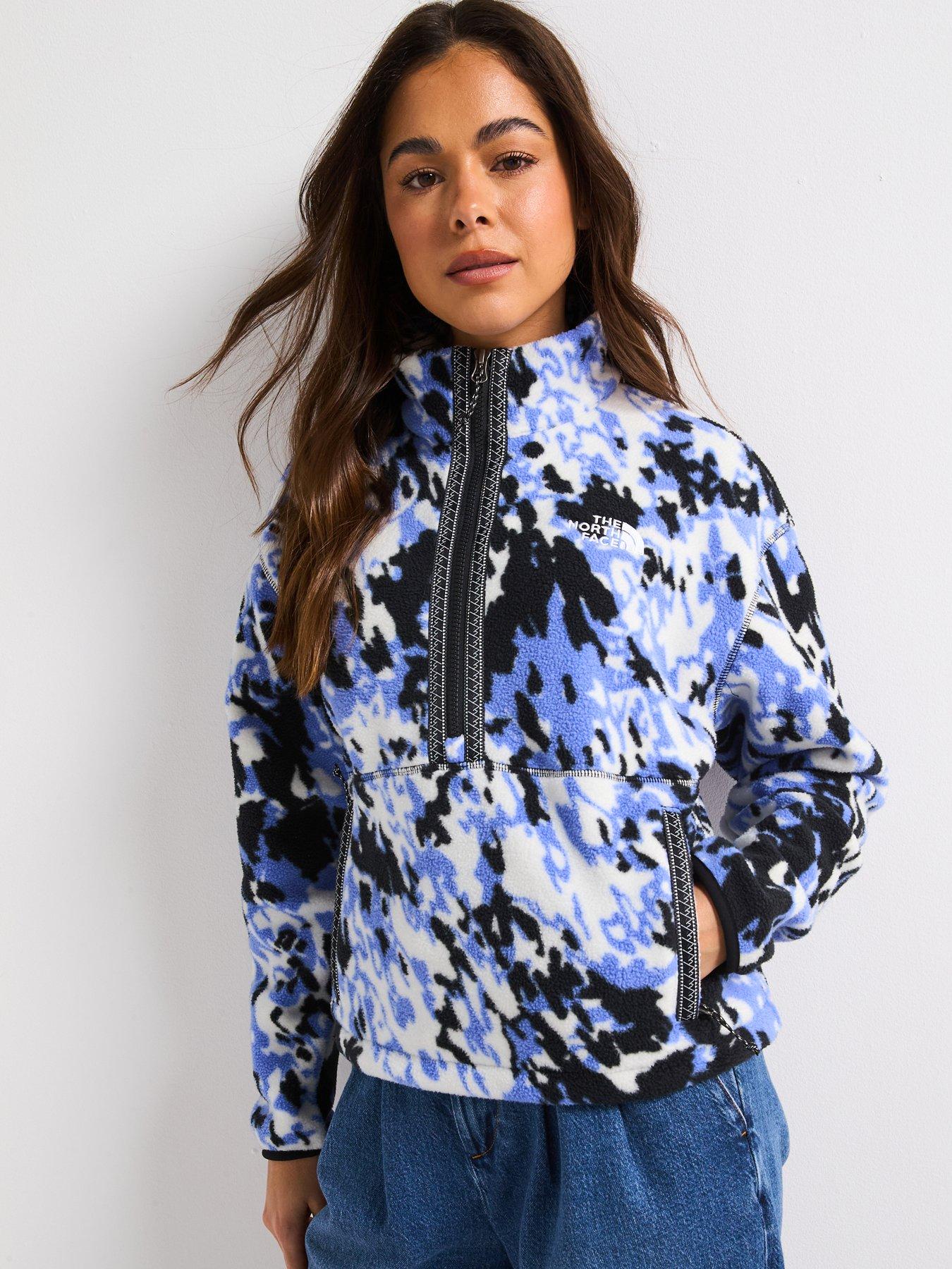 THE NORTH FACE Women's TNF Fleeski 1/4 Zip Pullover - Dark Multi | Very