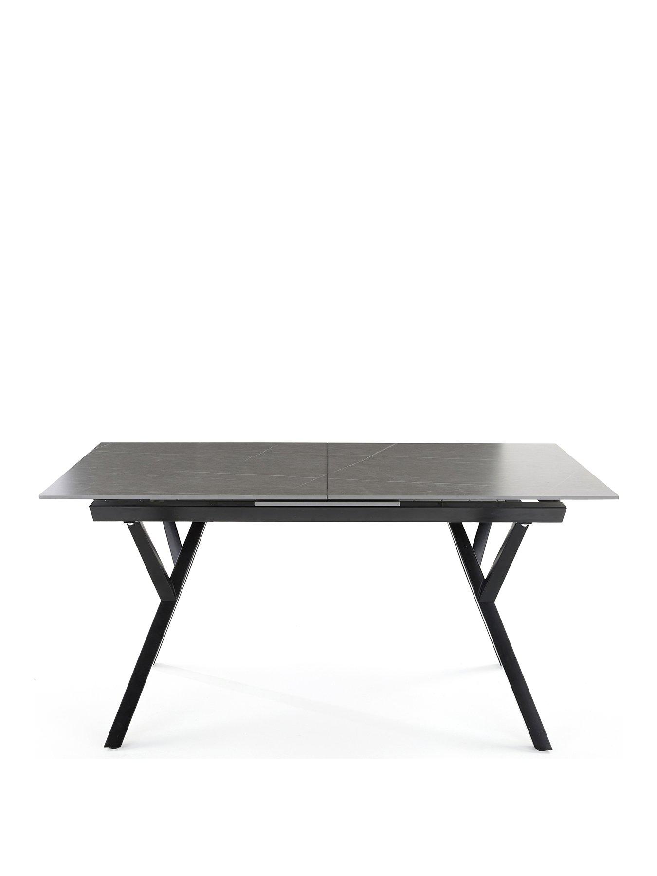 Very Home Corbin 160-200cm Extending Dining Table + 6 Arabella Dining ...