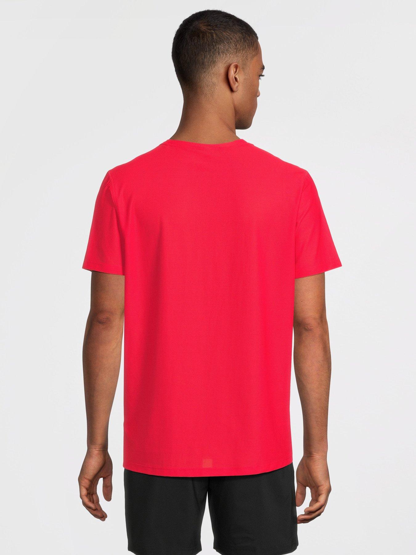 adidas Mens Running Own The Run T-Shirt - Red | Very
