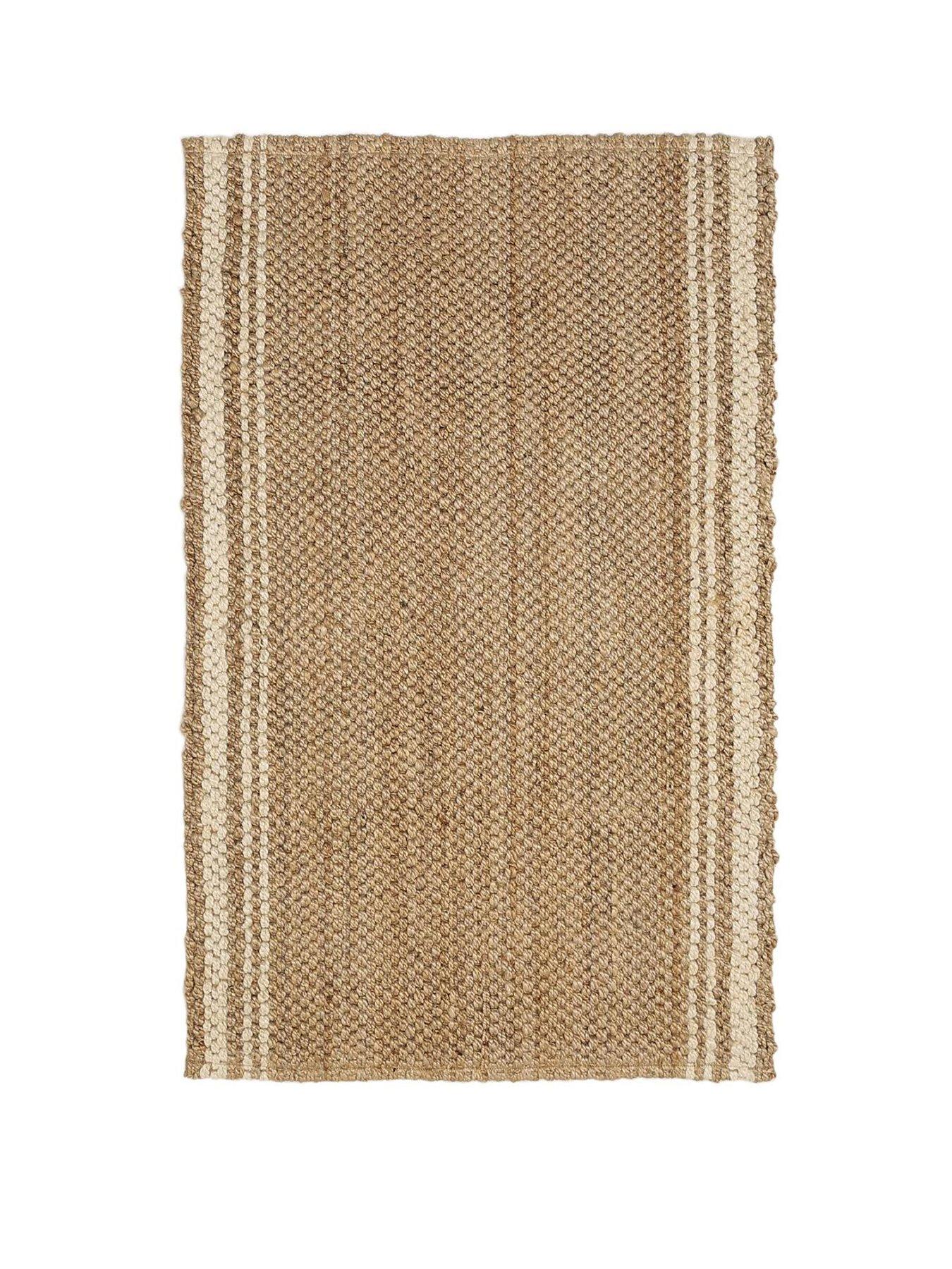 Very Home Jute Stripe Rug - Natural | Very