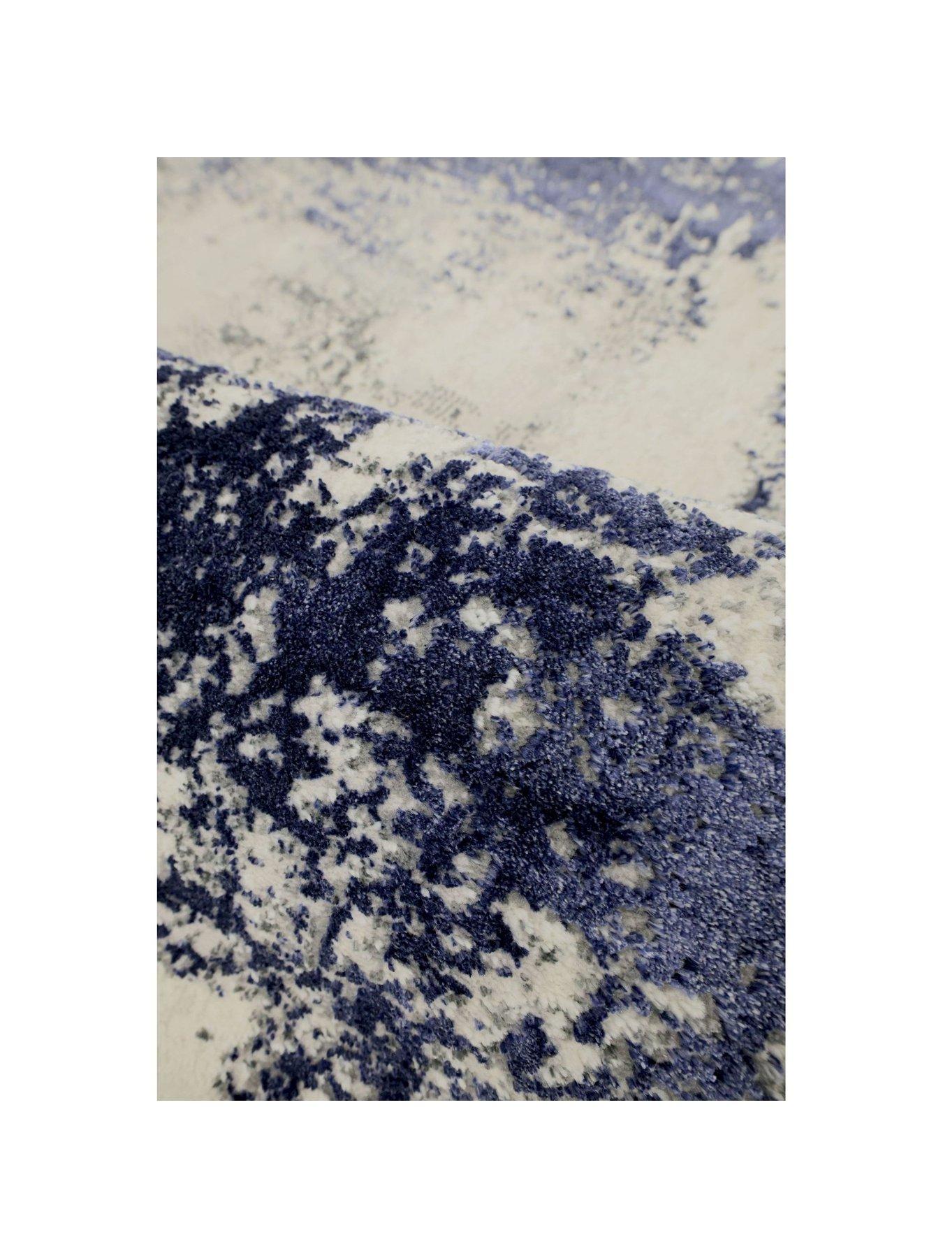Dusk Textured Navy Rug | Very