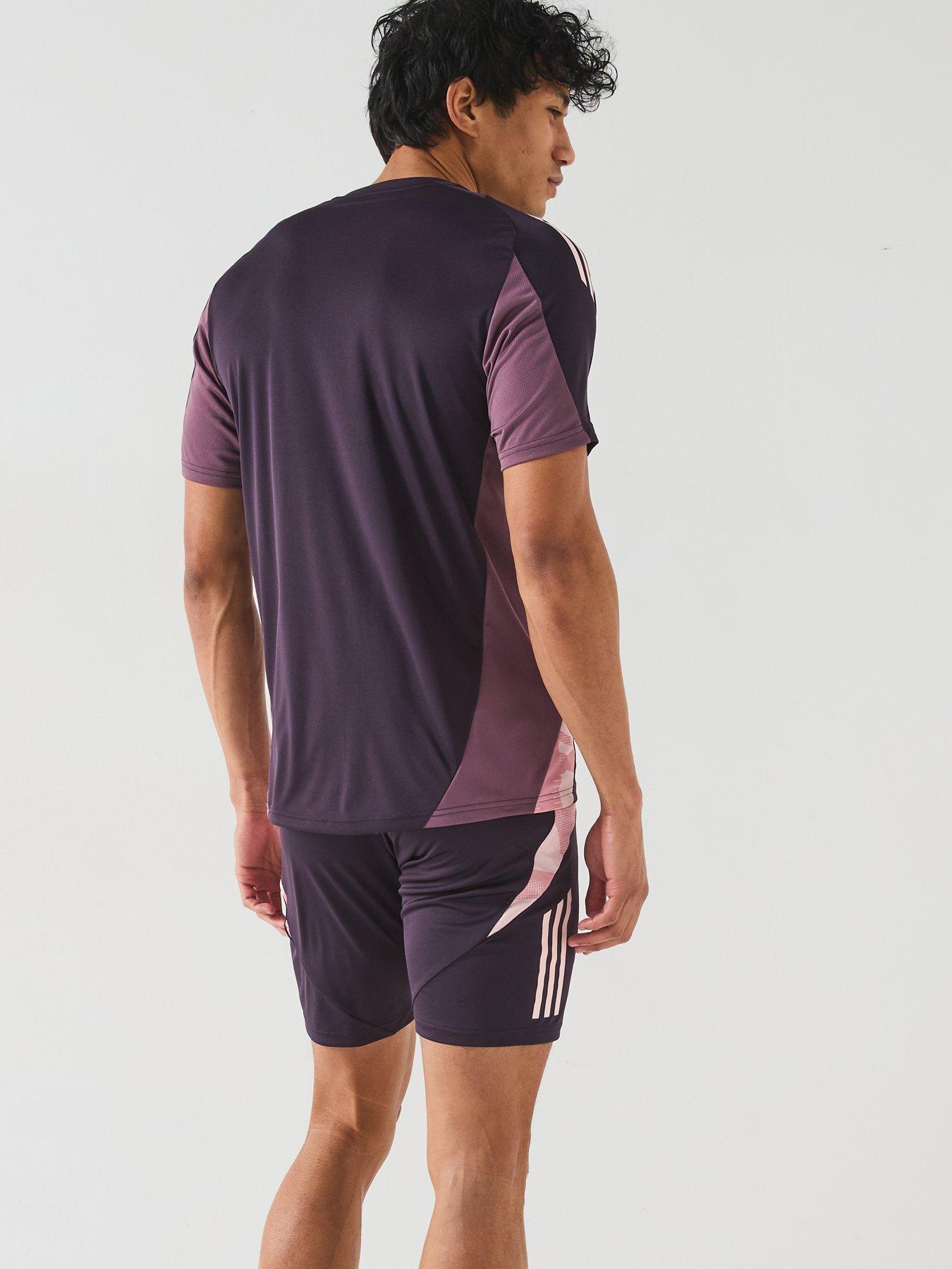adidas Mens Arsenal Training Tee - Purple | Very