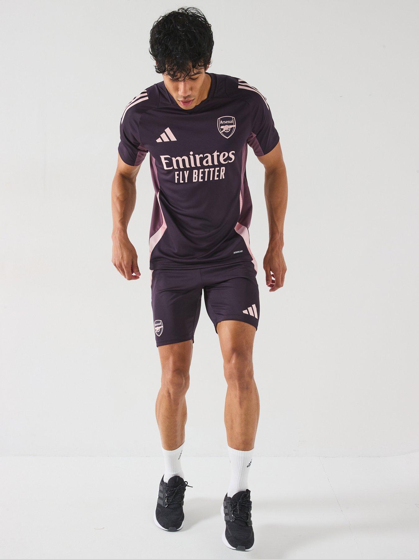adidas Mens Arsenal Training Tee - Purple | Very