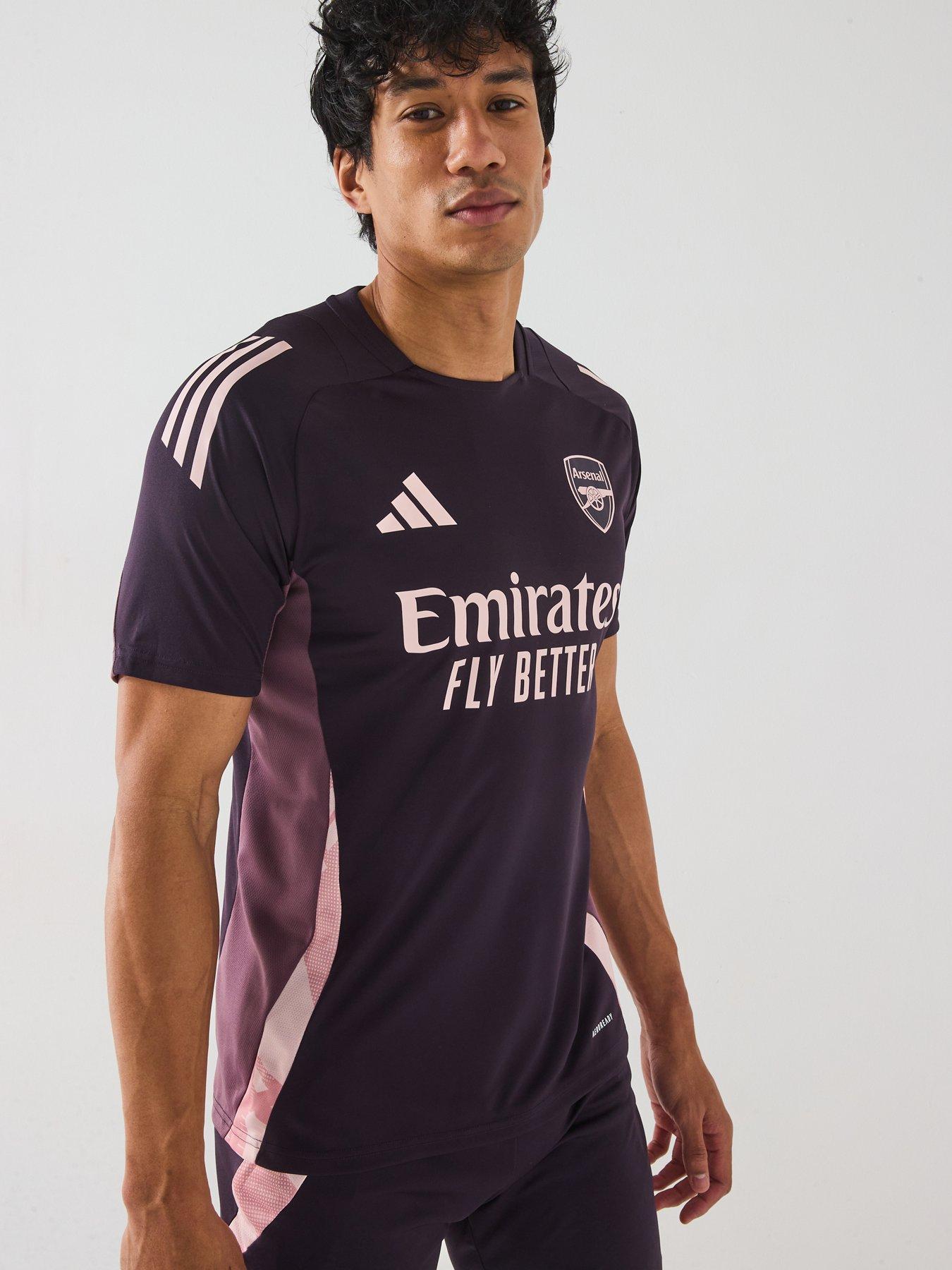 adidas Mens Arsenal Training Tee - Purple | Very
