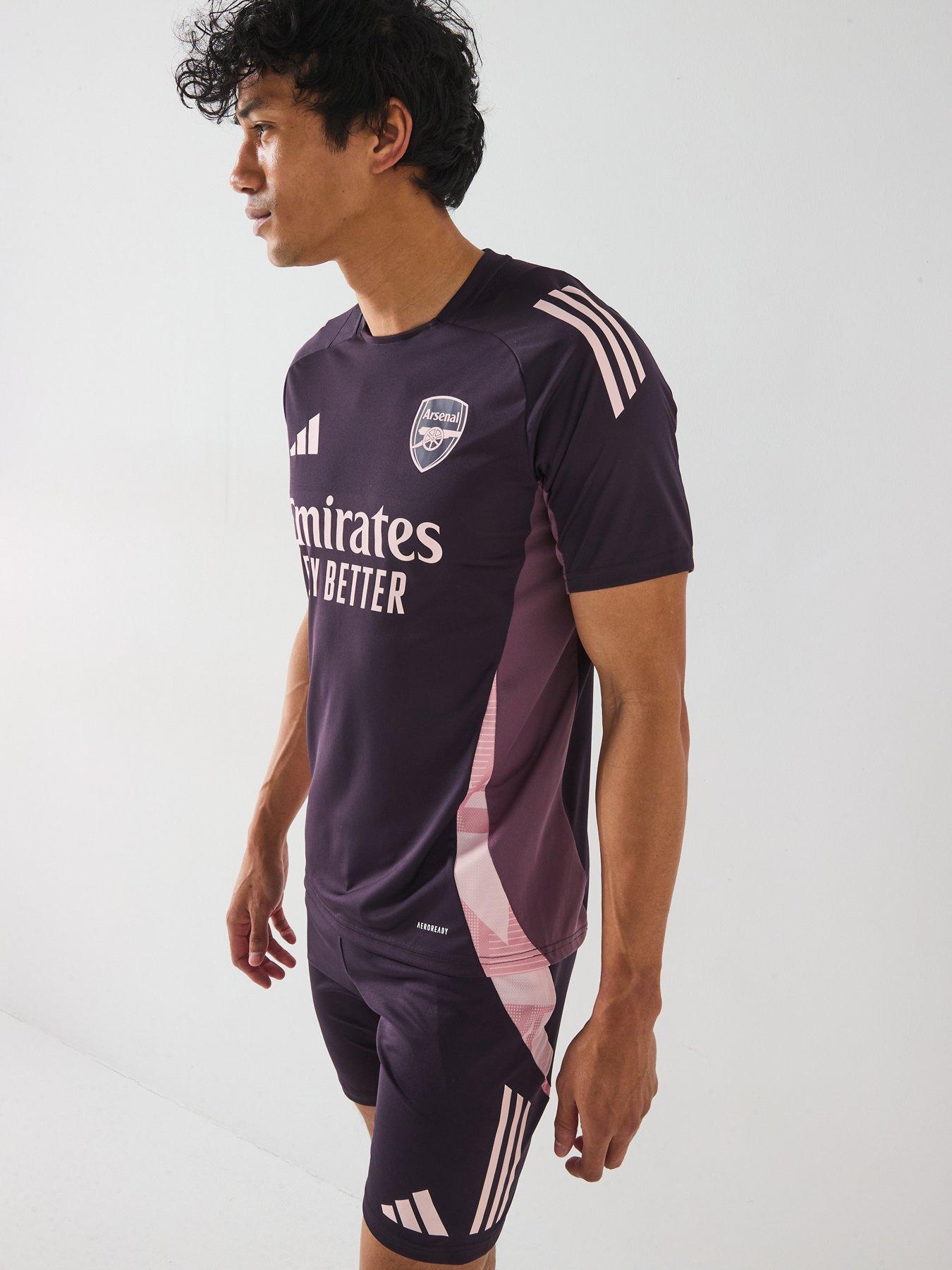 adidas Mens Arsenal Training Tee - Purple | Very