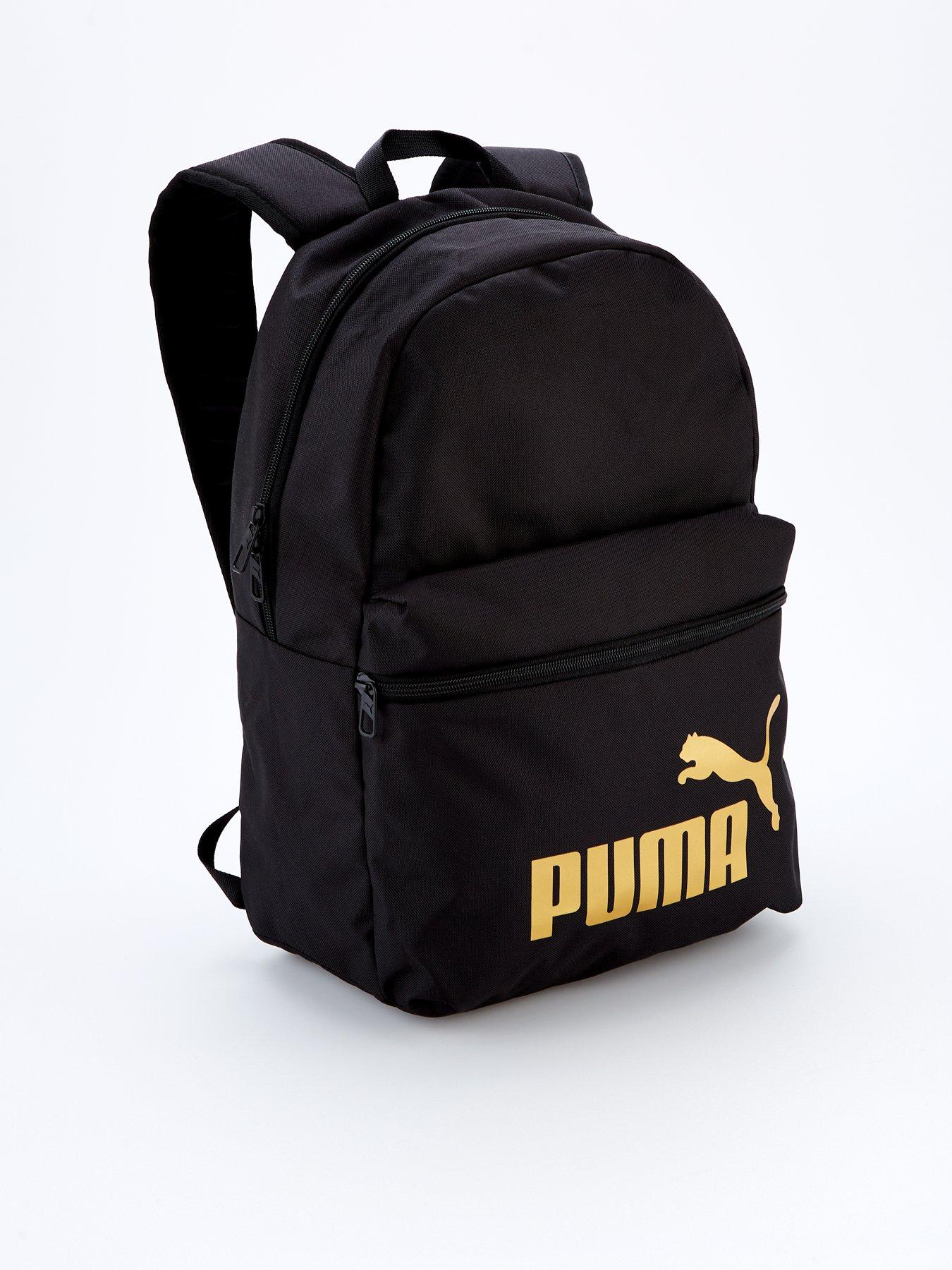Puma Phase Backpack - Black/Gold | Very