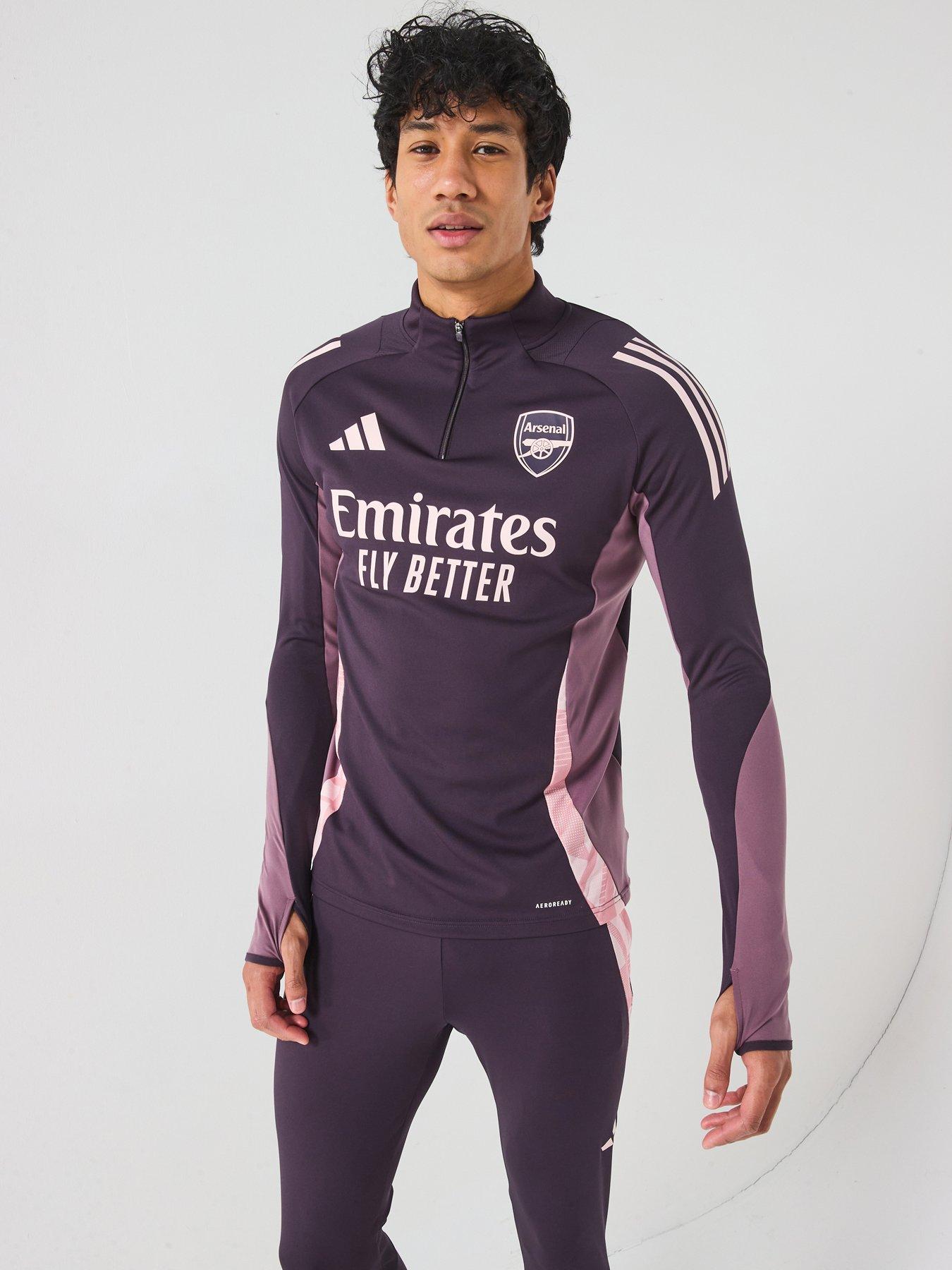 adidas Mens Arsenal Training Top - Purple | Very