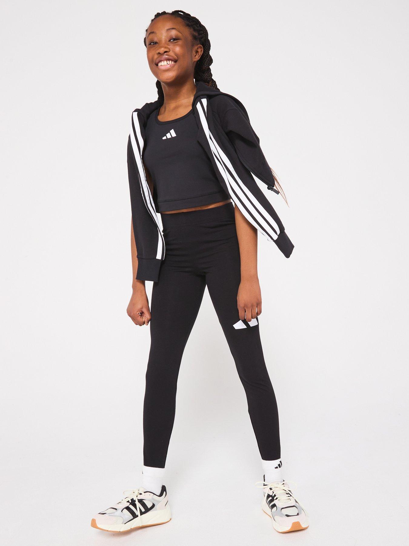 adidas Sportswear Junior Girls Essentials Leggings - Black | Very