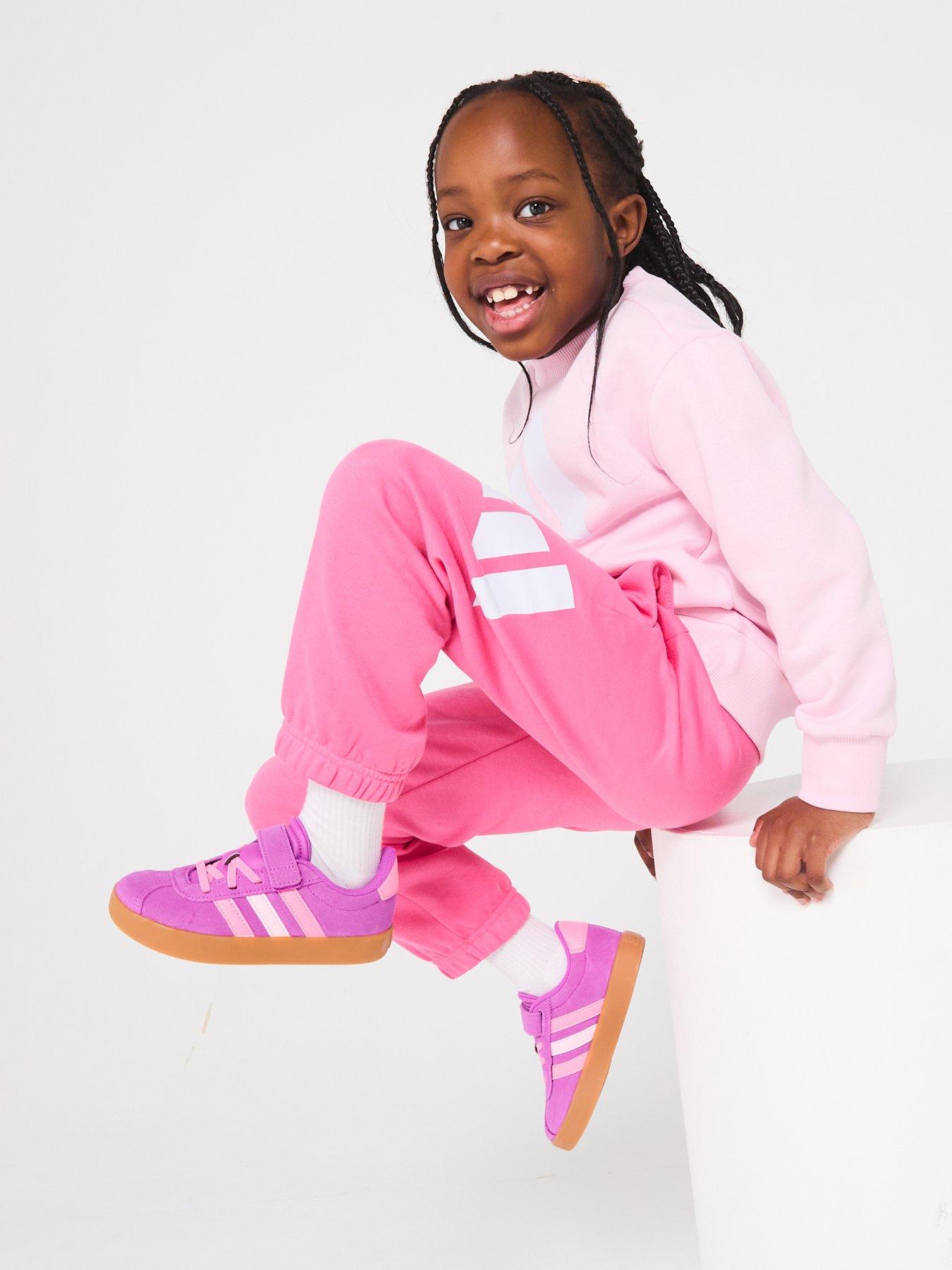 adidas Sportswear Kids Unisex Essentials Tracksuit - Pink | Very