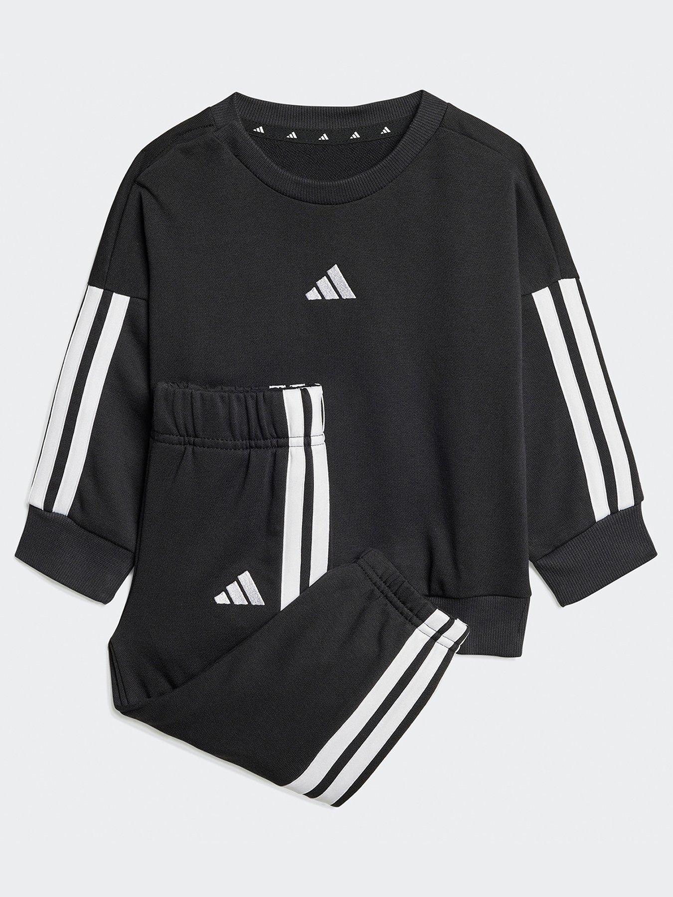 adidas Sportswear Infant Unisex Essentials Tracksuit - Black | Very