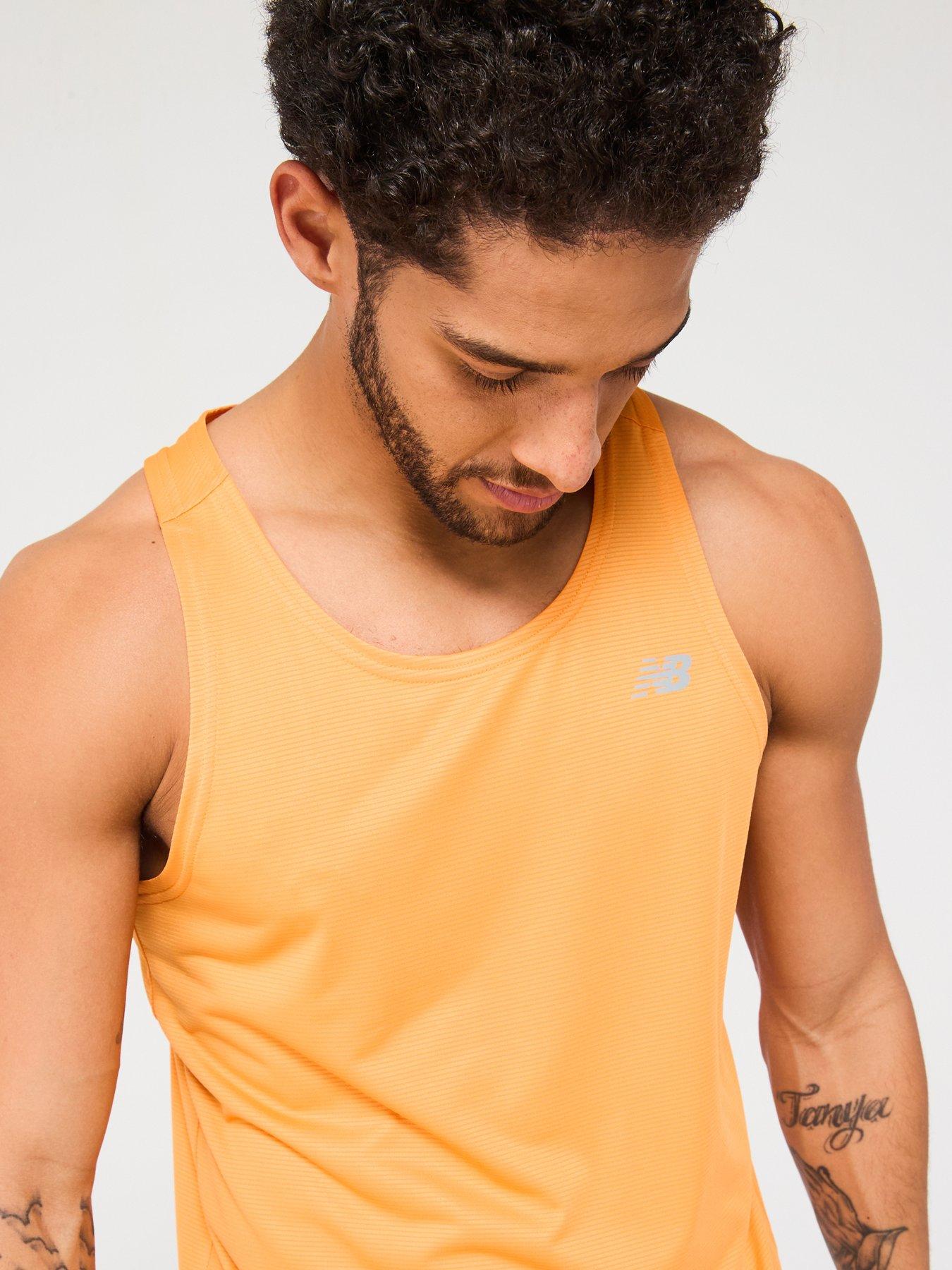 New Balance Men's Running Sport Essentials Vest - Orange | Very