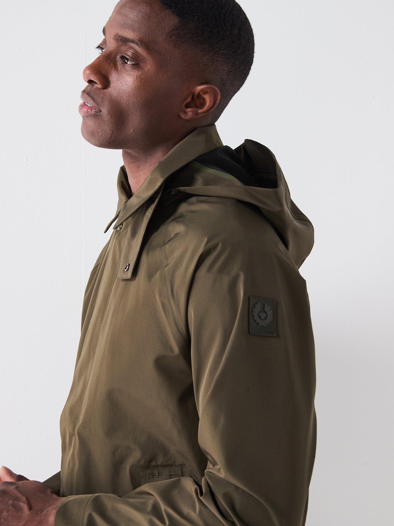 Belstaff Force Tritech Overcoat - Dark Khaki | Very