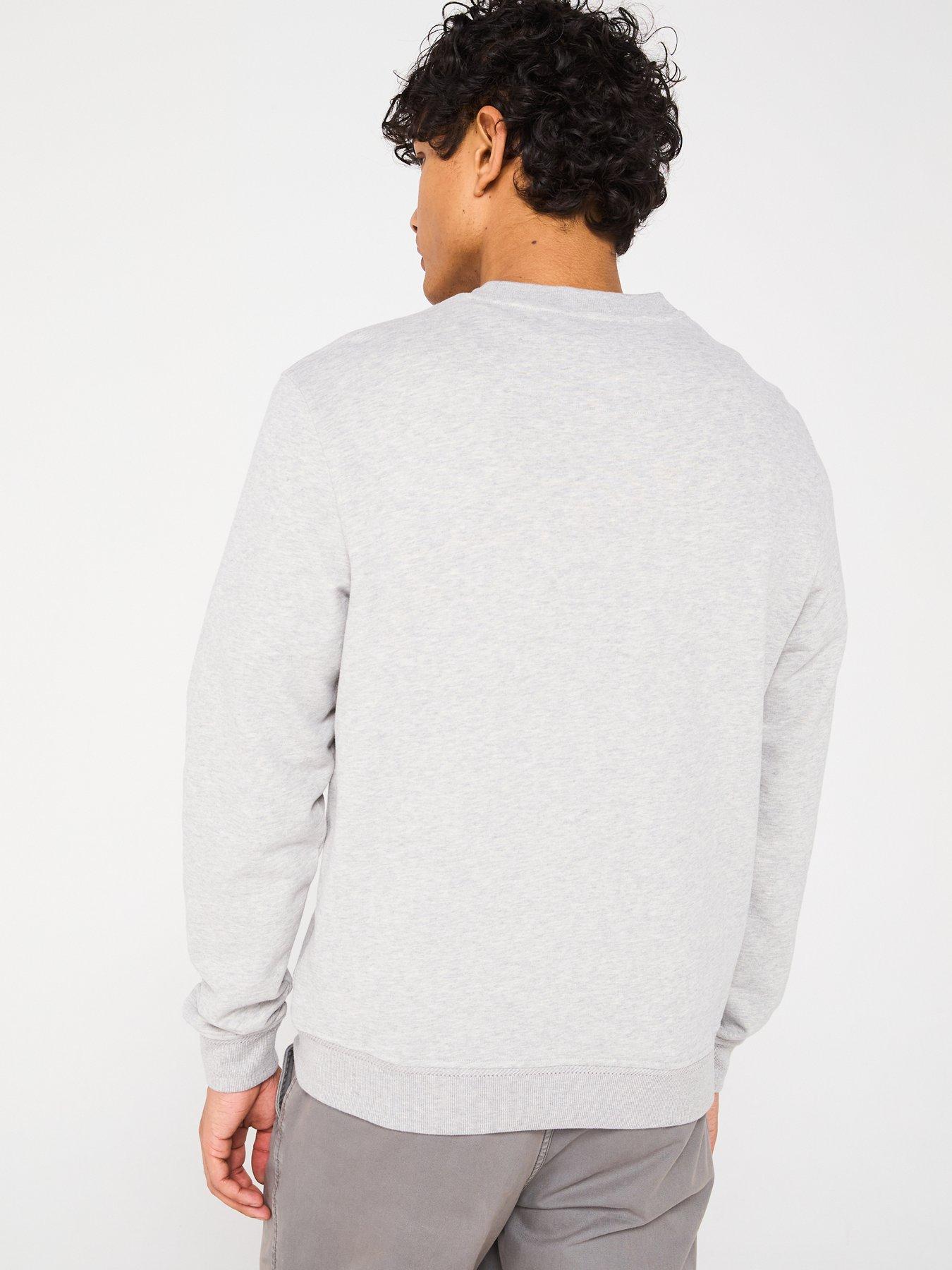 Belstaff Left Chest Patch Logo Regular Fit Crew Neck Sweatshirt - Light ...