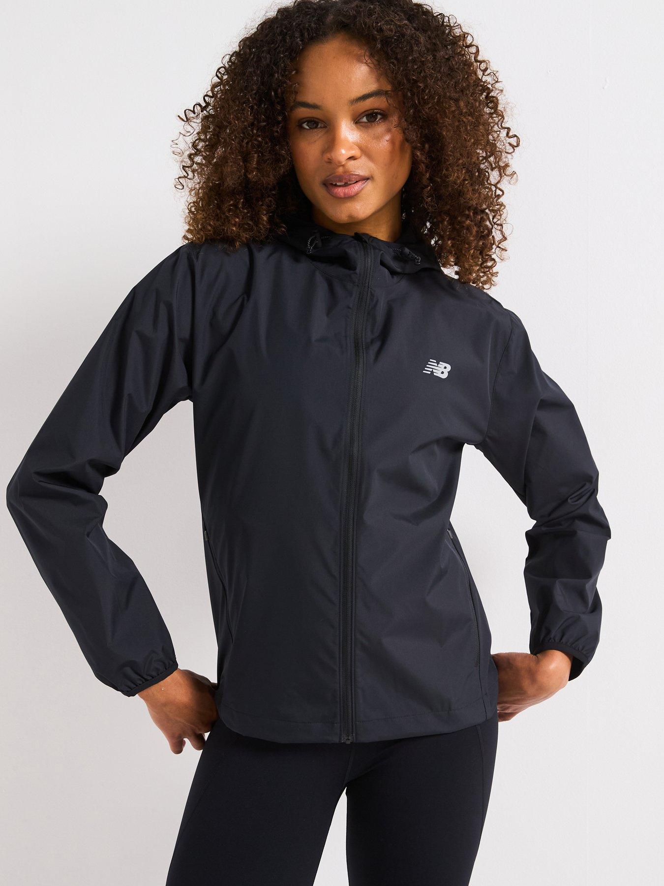 New Balance Women's Running Hooded Jacket - Black | Very