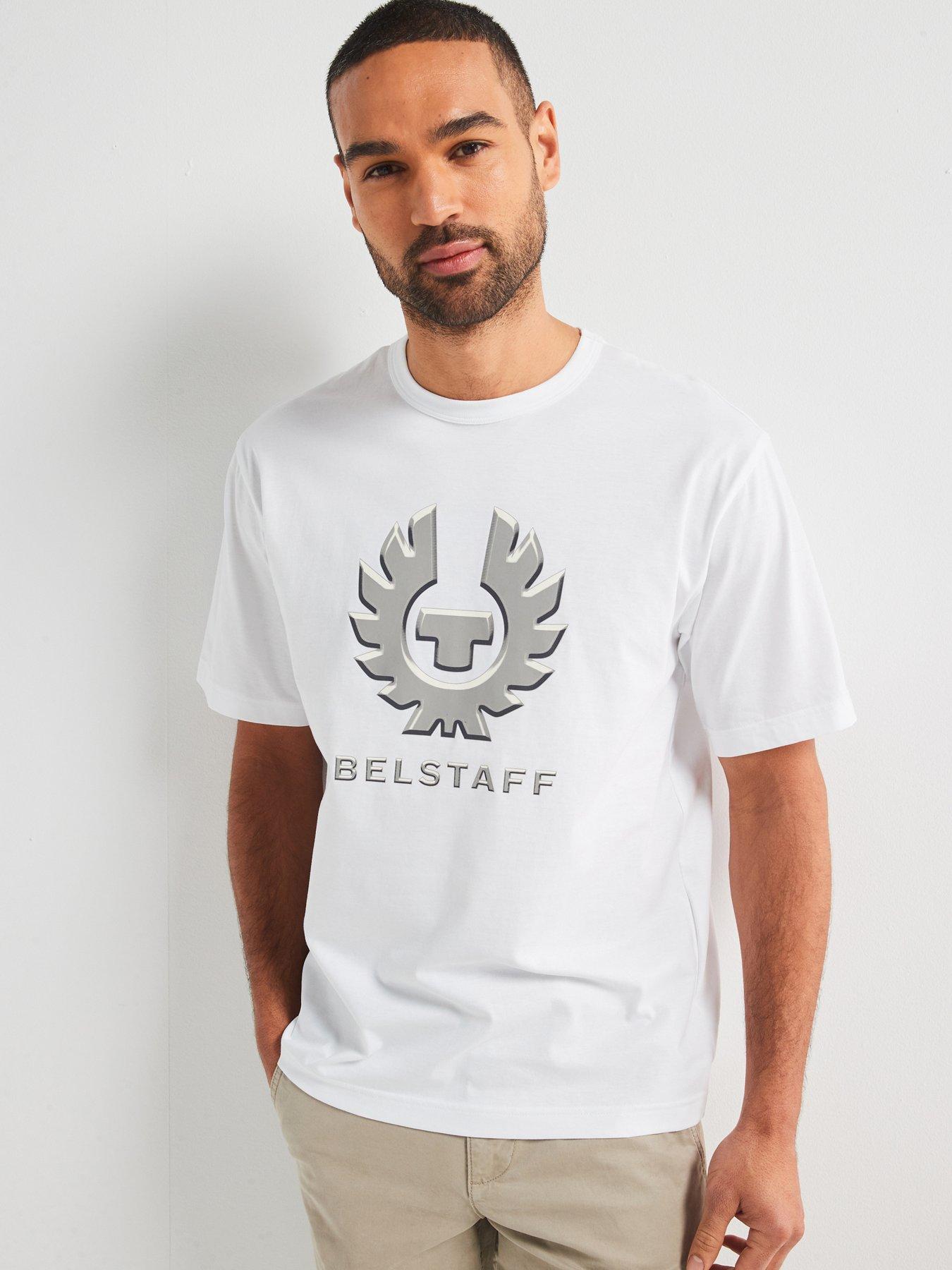 Belstaff Liquify Outline Graphic T-Shirt - White | Very