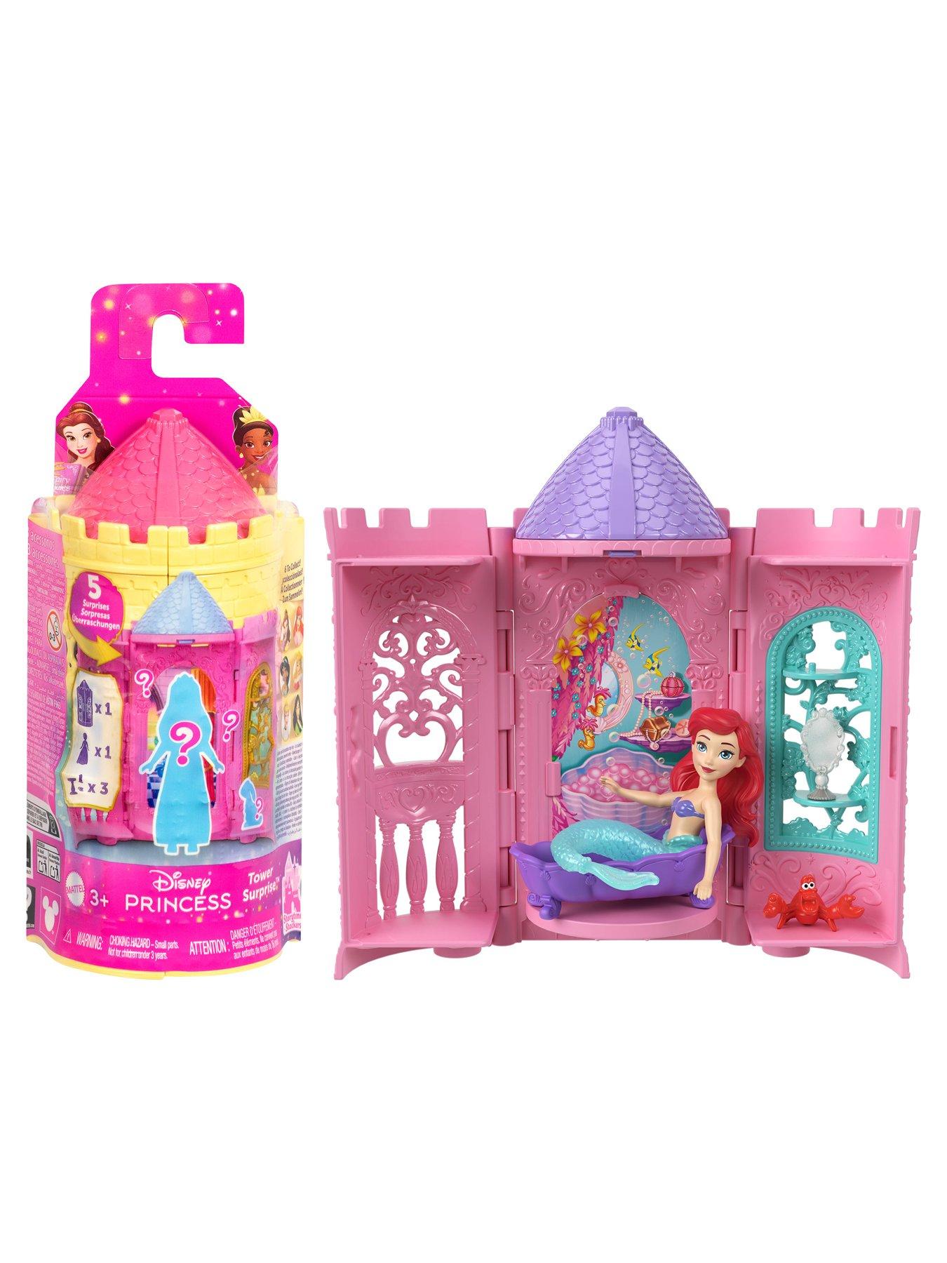Disney Princess Tower Surprise Small Dolls & Stacking Playsets with 5 ...