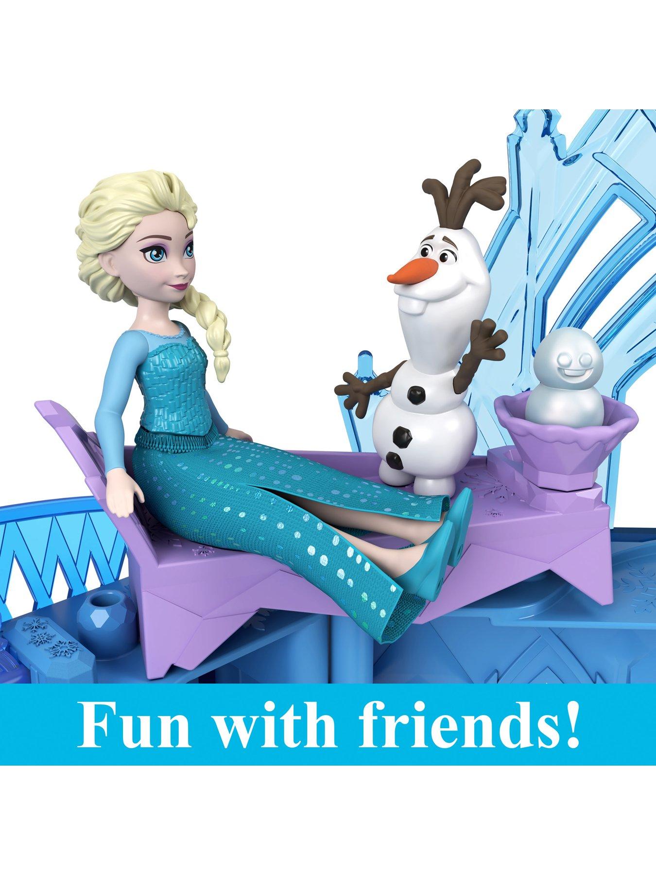 Disney Frozen Elsa Stackable Castle Doll House Playset with Small Doll ...