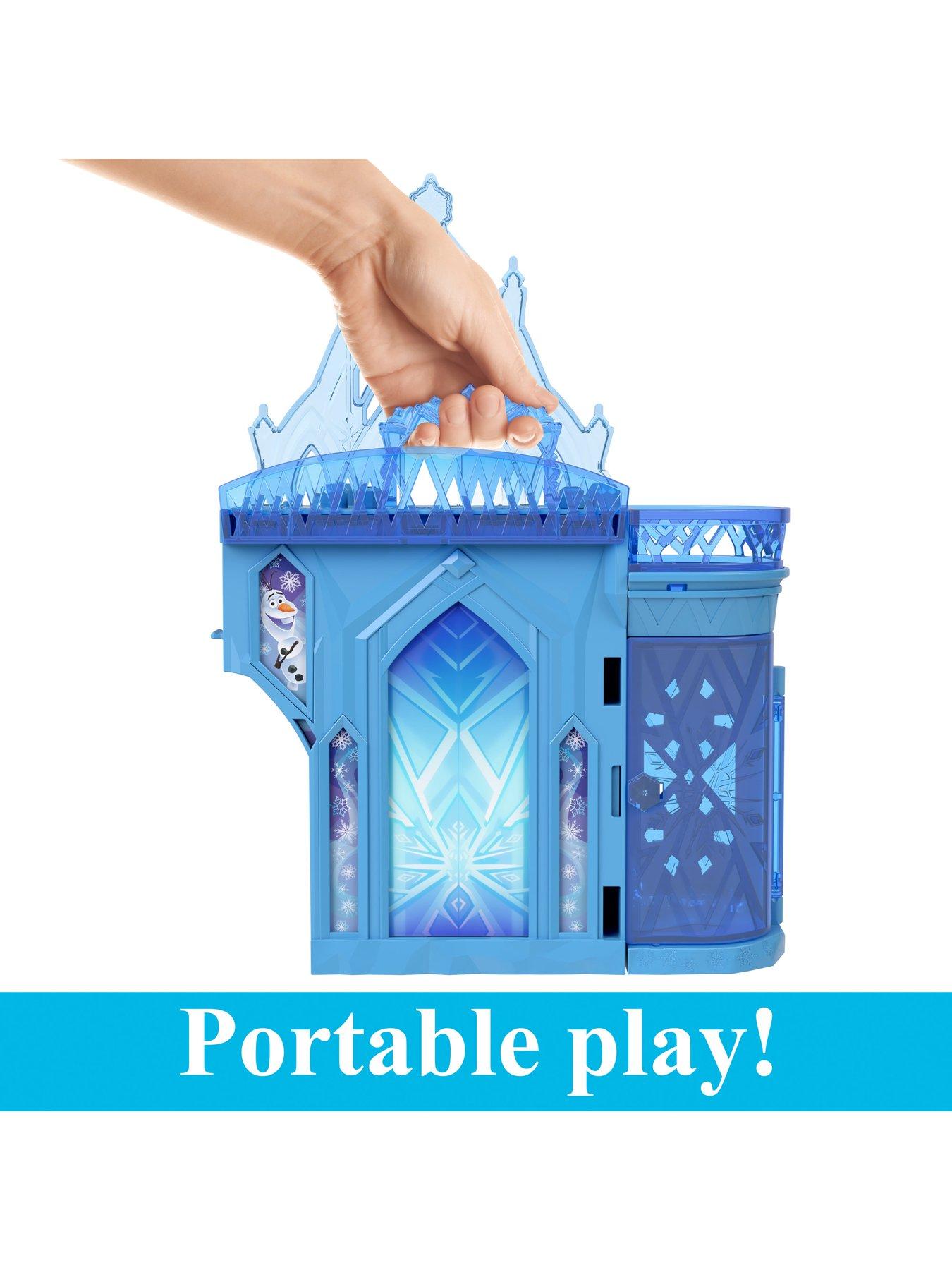 Disney Frozen Elsa Stackable Castle Doll House Playset with Small Doll ...