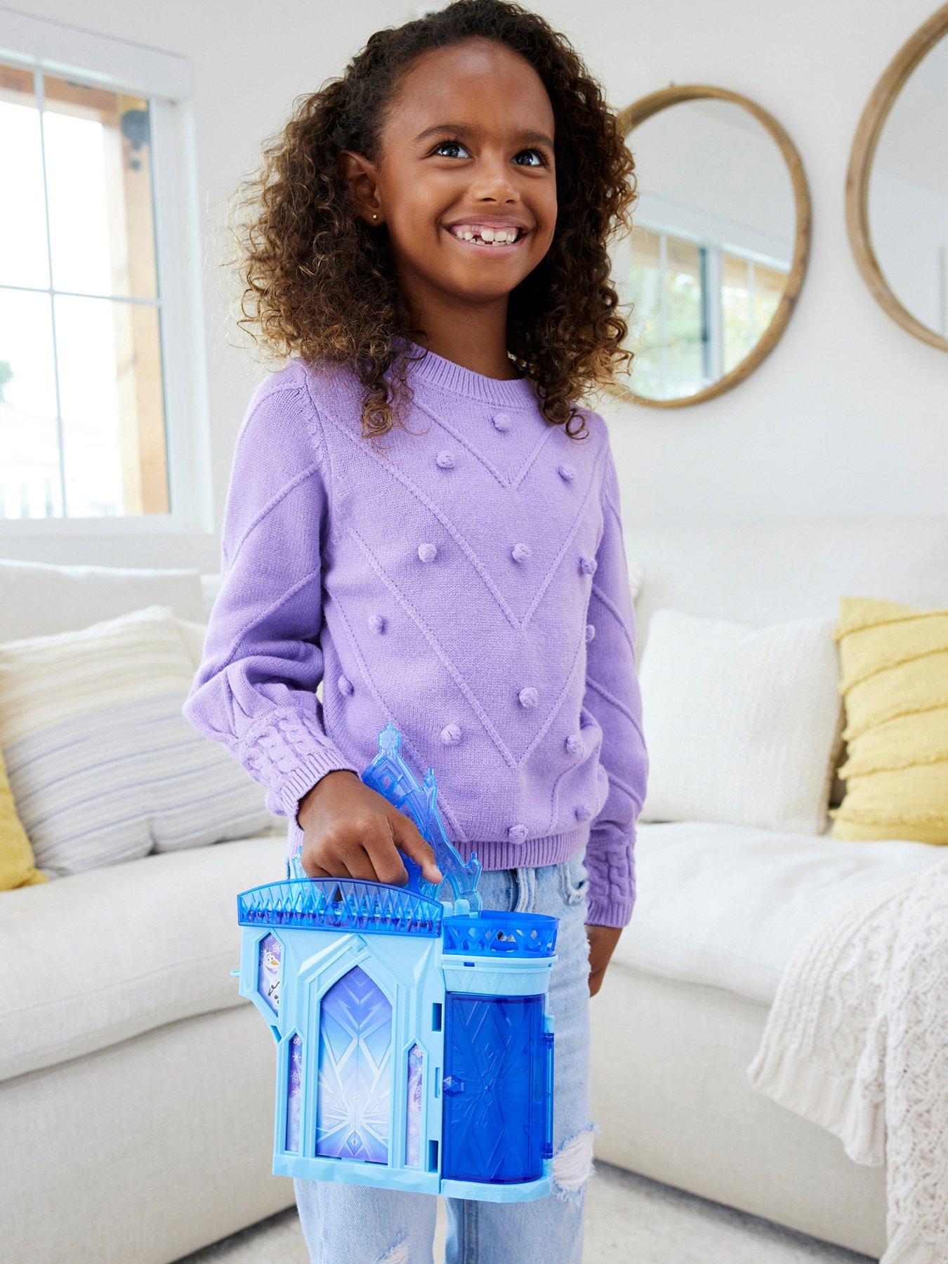 Disney Frozen Elsa Stackable Castle Doll House Playset with Small Doll ...