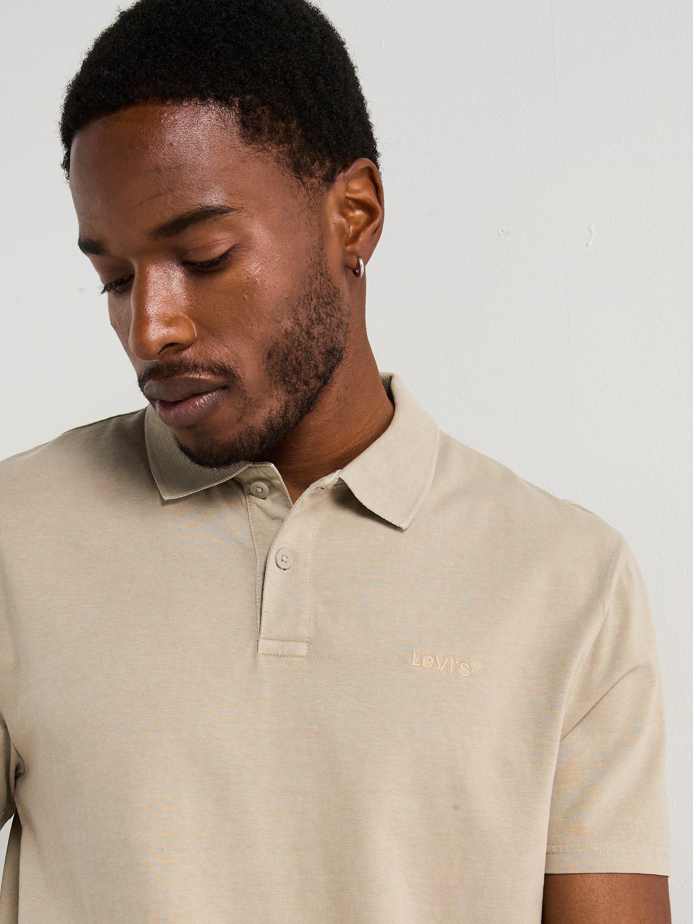 Levi's Authentic Relaxed Fit Polo Shirt- Natural | Very