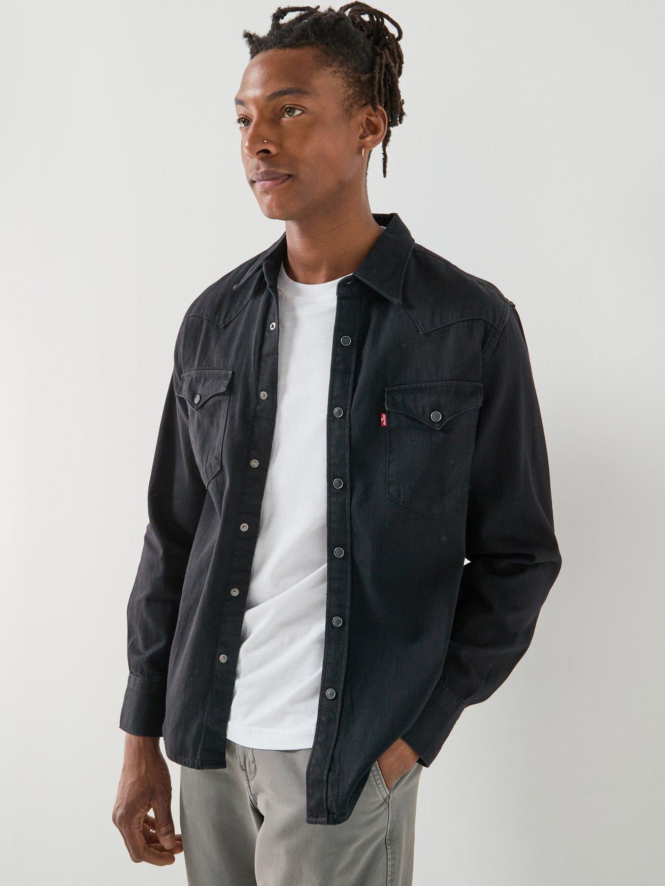 Levi's Barstow Western Standard Denim Shirt- Black | Very