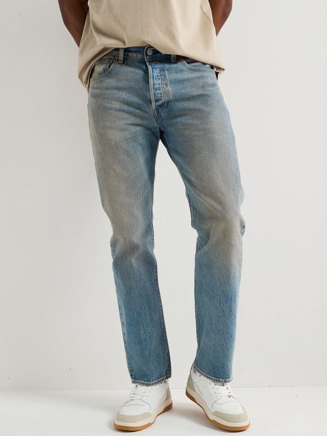 Levi's 501 Original Straight Fit Jeans - Dirty Work - Blue | Very