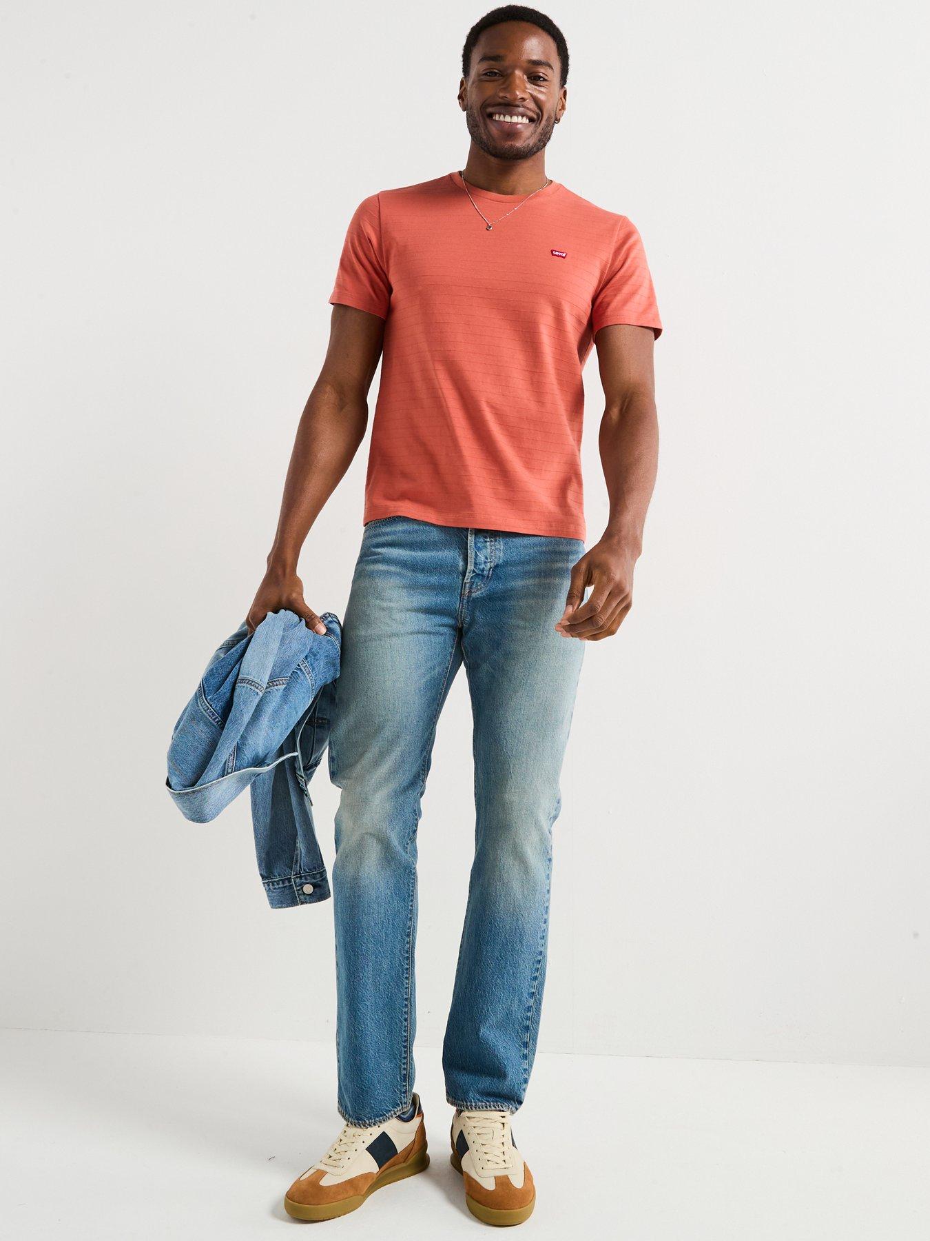 Levi's 501 Original Straight Fit Jeans - Lean Machine Lightweight ...