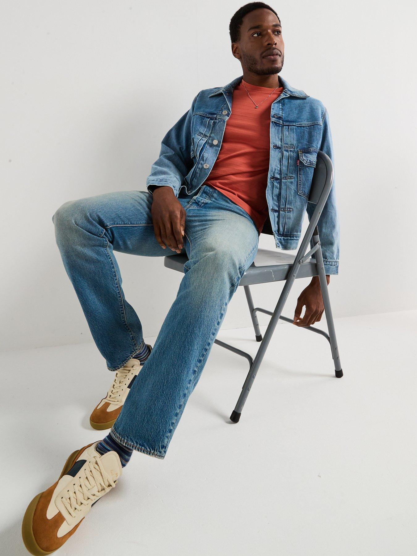 Levi's 501 Original Straight Fit Jeans - Lean Machine Lightweight ...