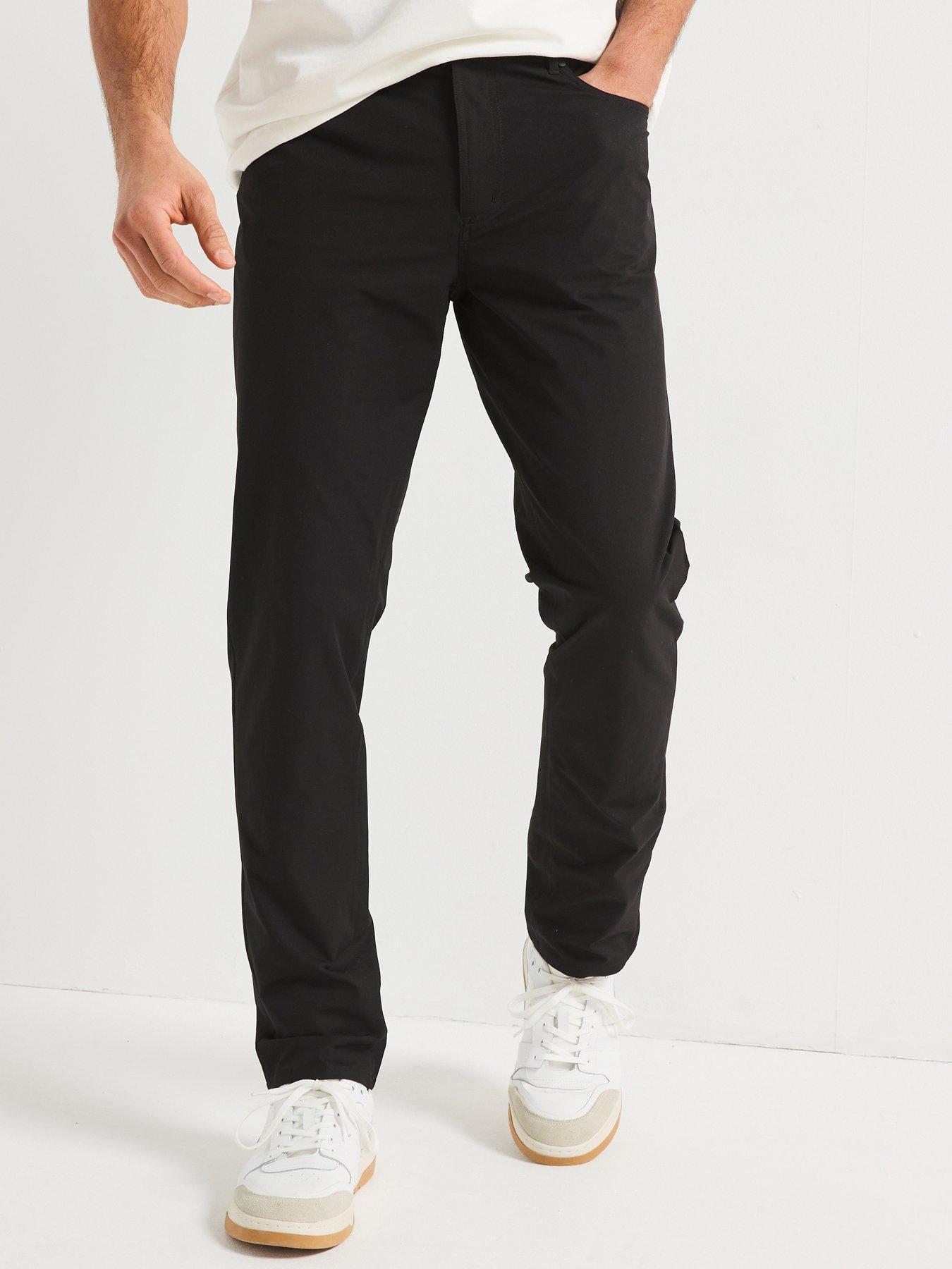 Tommy Hilfiger Denton 5 Pocket Tech Chinos - Black | Very