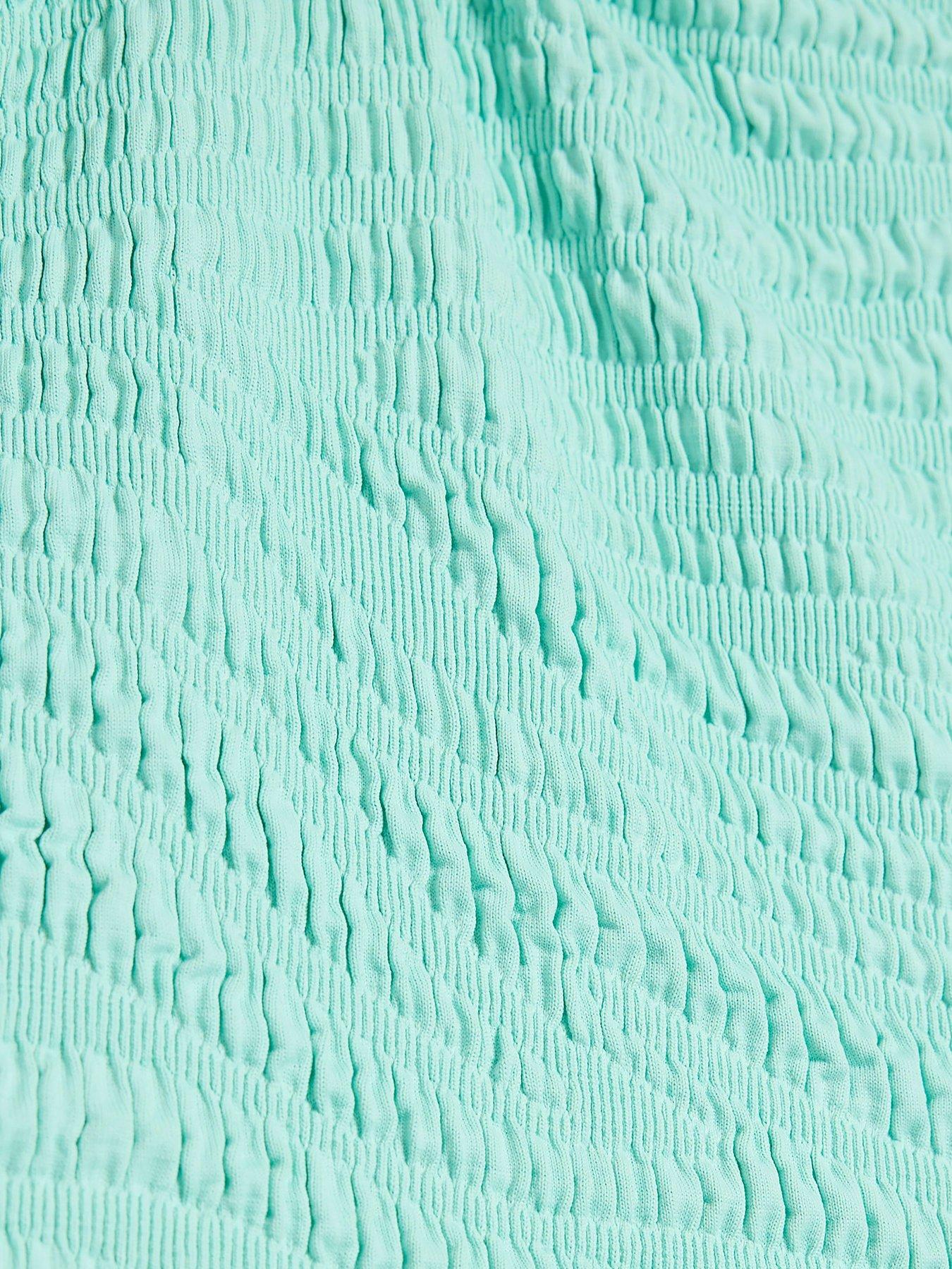 River Island Animal Texture Swimsuit - Aqua | Very