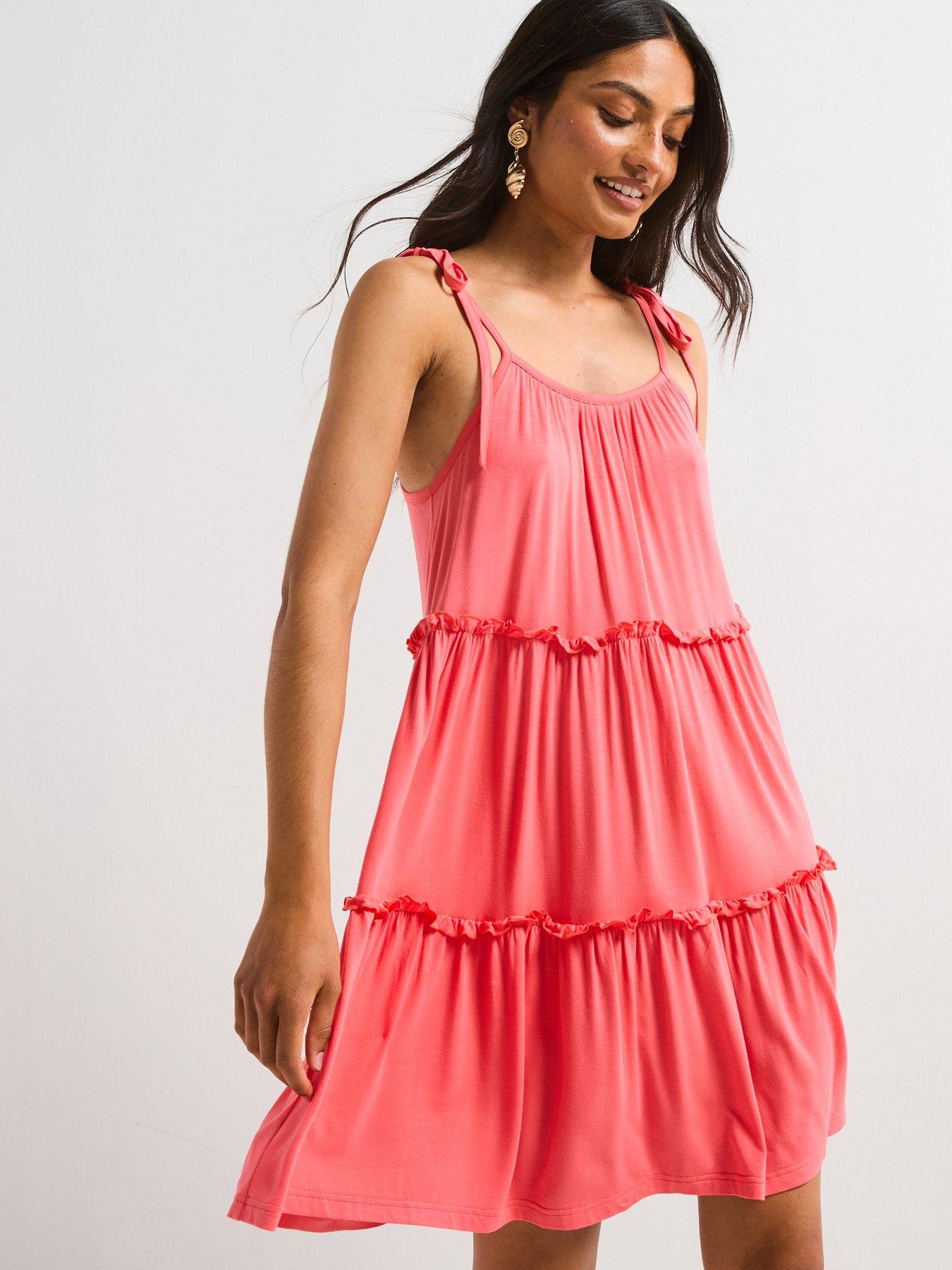 Everyday Hol Shop Tired Dress - Pink | Very