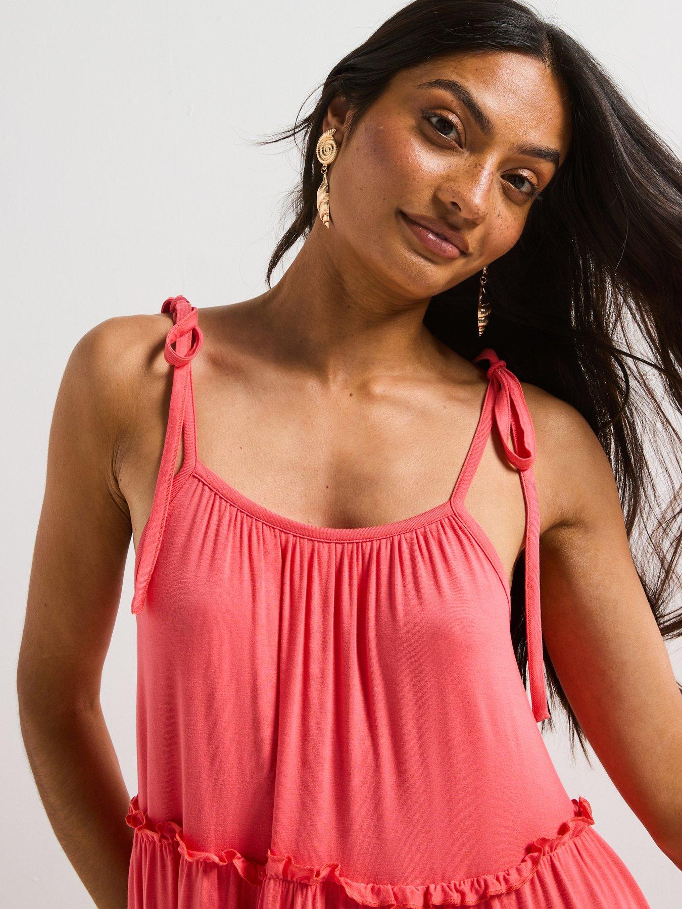 Everyday Hol Shop Tired Dress - Pink | Very