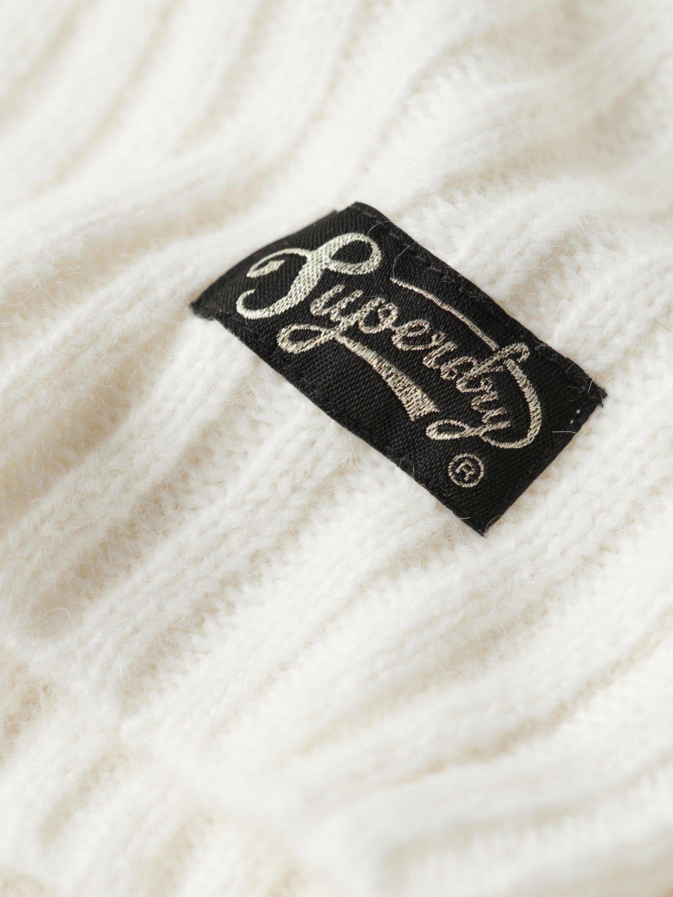 Superdry Essential V Neck Jumper - White | Very