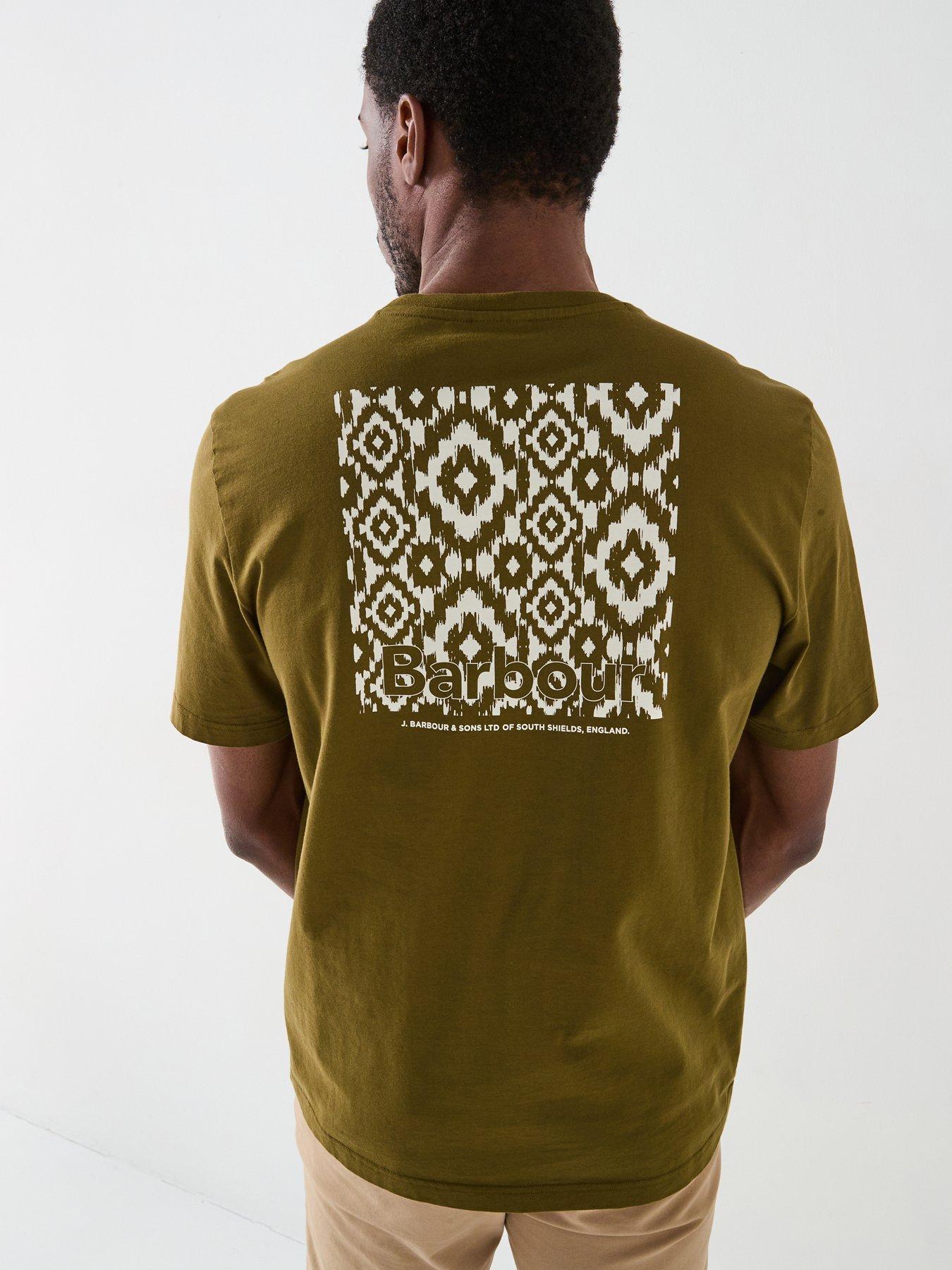 Barbour Homelane Relaxed Fit Back Hit T-Shirt - Dark Brown | Very