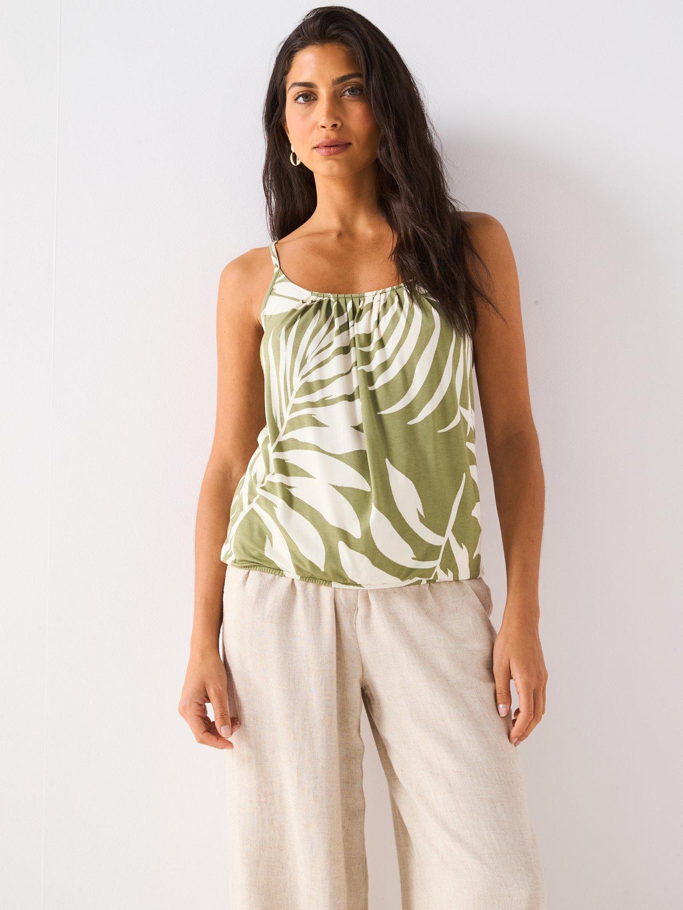 Everyday Two Pack Bubble Hem Cami - Print | Very