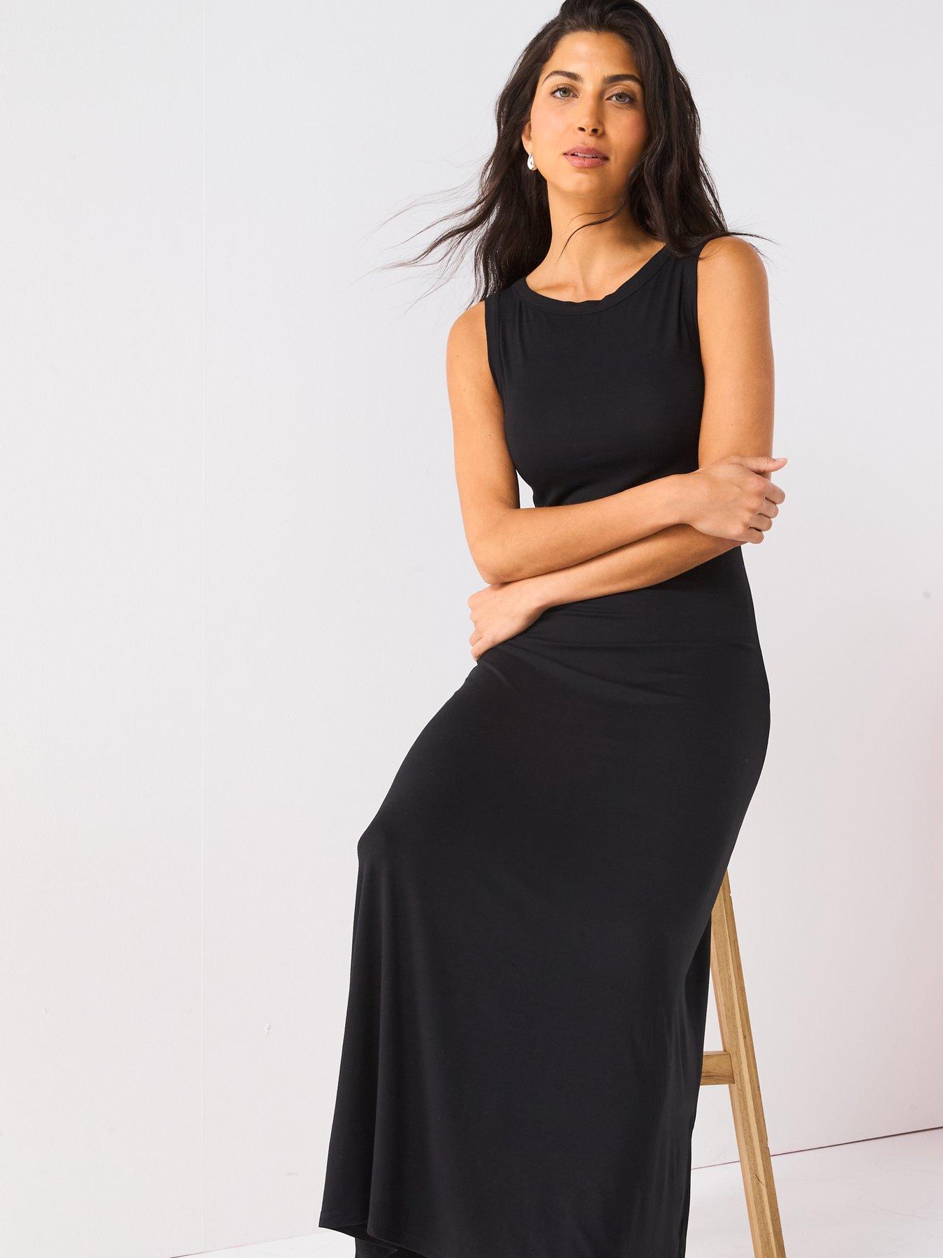 Everyday Sleeveless Maxi Dress - Black | Very