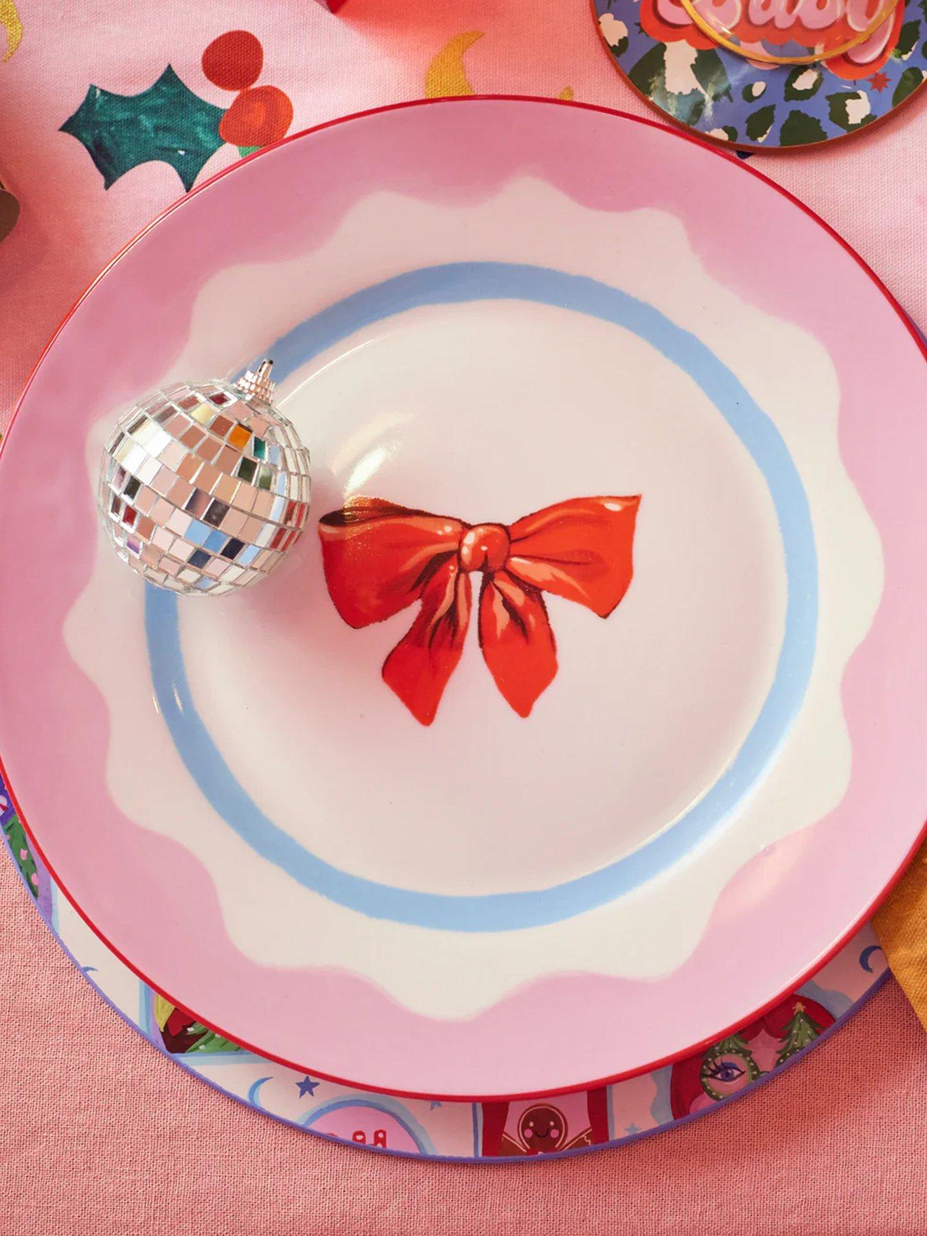 Eleanor Bowmer Set Of 2 Bow Dinner Plate | Very.co.uk