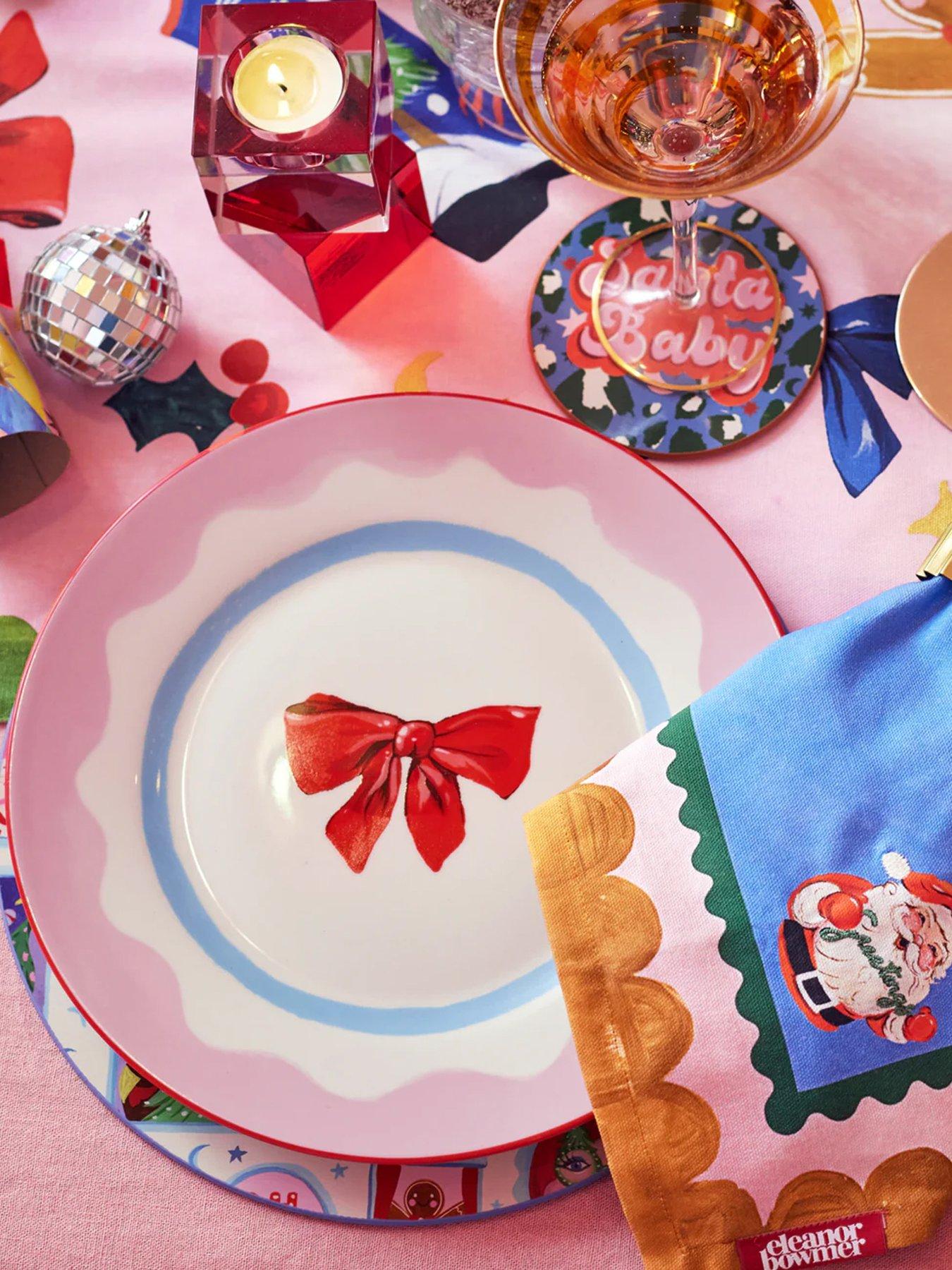 Eleanor Bowmer Set Of 2 Bow Dinner Plate | Very.co.uk
