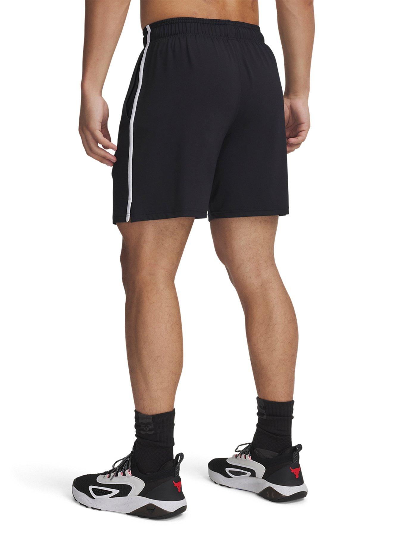 UNDER ARMOUR Men's Training Project Rock Mesh Shorts - Black | Very