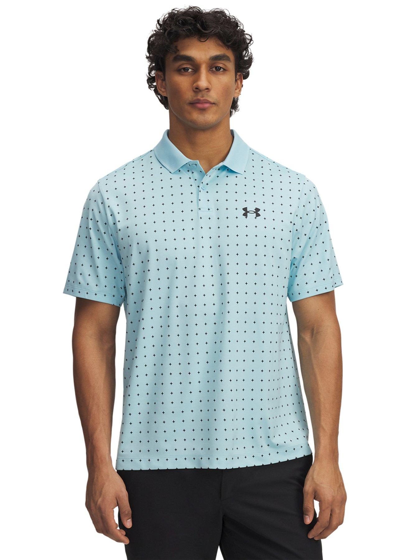 UNDER ARMOUR Men's Golf Matchplay Printed Polo - Blue | Very