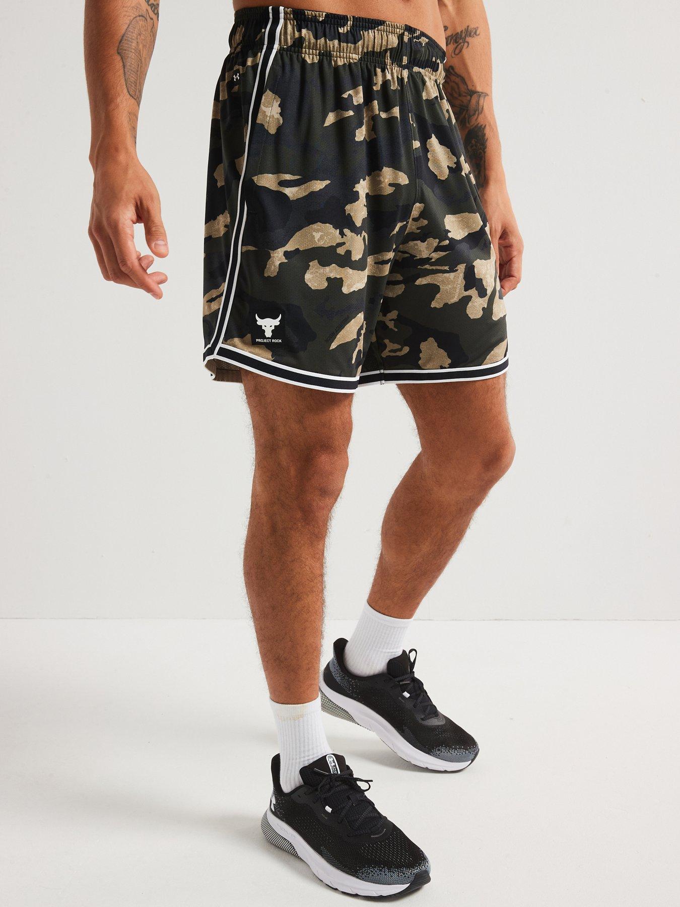 UNDER ARMOUR Men's Training Project Rock Mesh Shorts - Green | Very