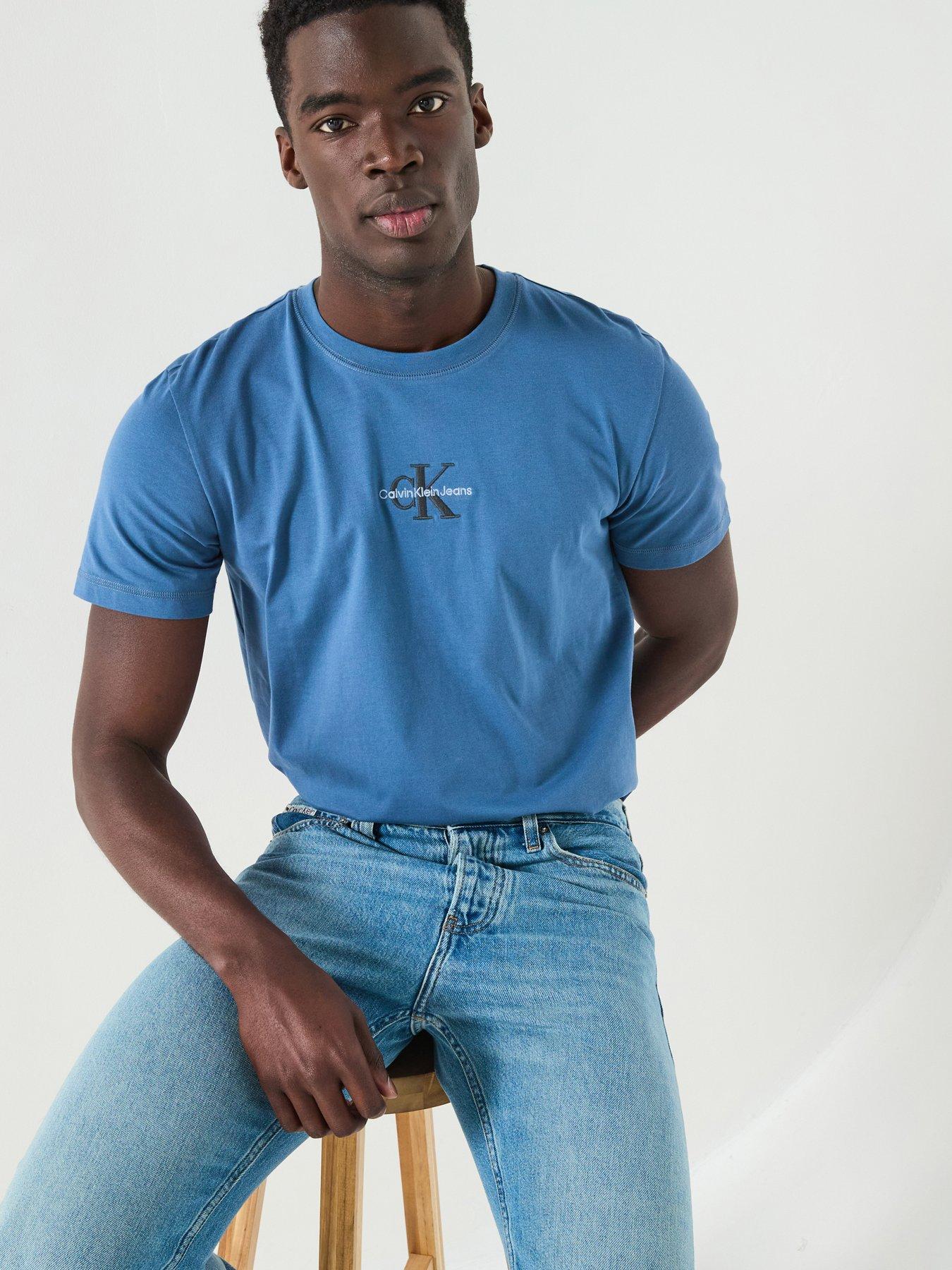 Calvin Klein Jeans Calvin Klein Jeans Plus Monologo T-Shirt - Blue | Very