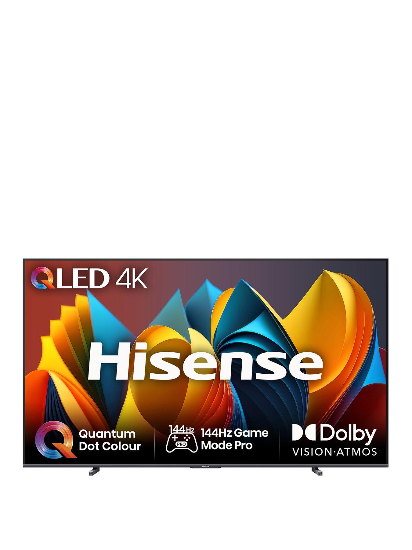 Hisense 100E7NQTUK, 100-inch, QLED, 4K HDR, Smart TV | Very