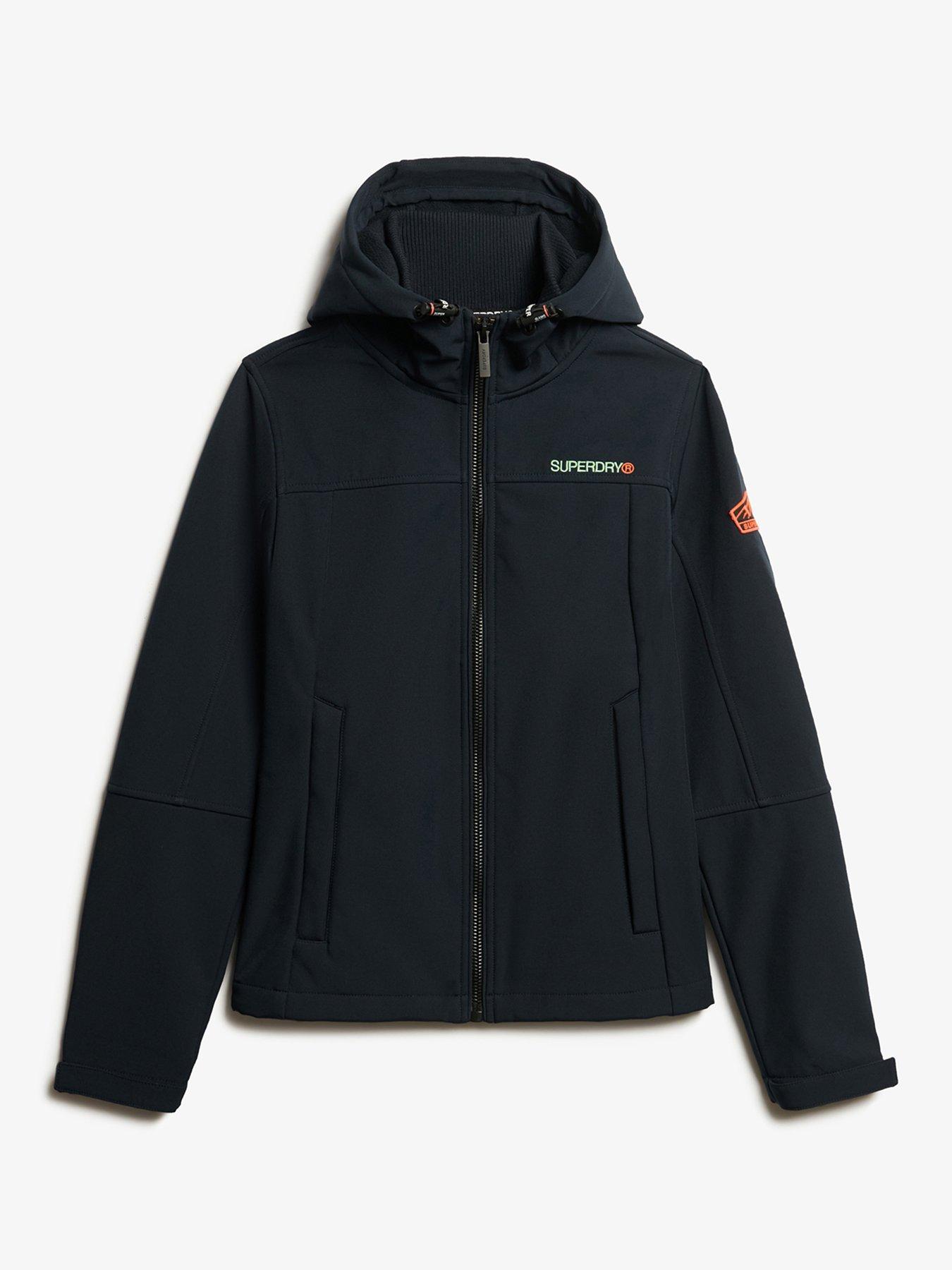 Superdry Hooded Classic Trekker Jacket - Navy | Very