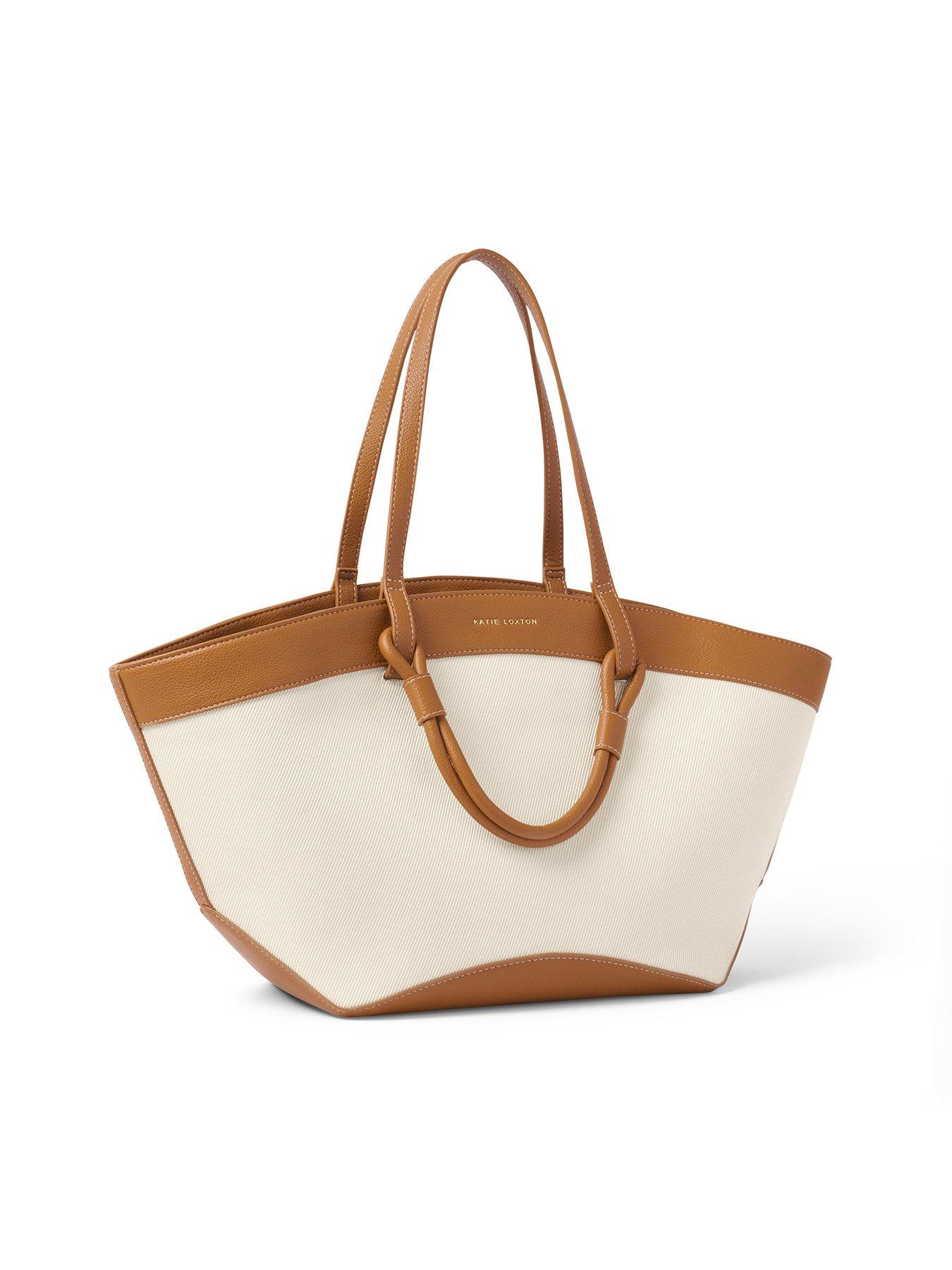 Katie Loxton Siena Canvas Tote Bag In Cognac | Very