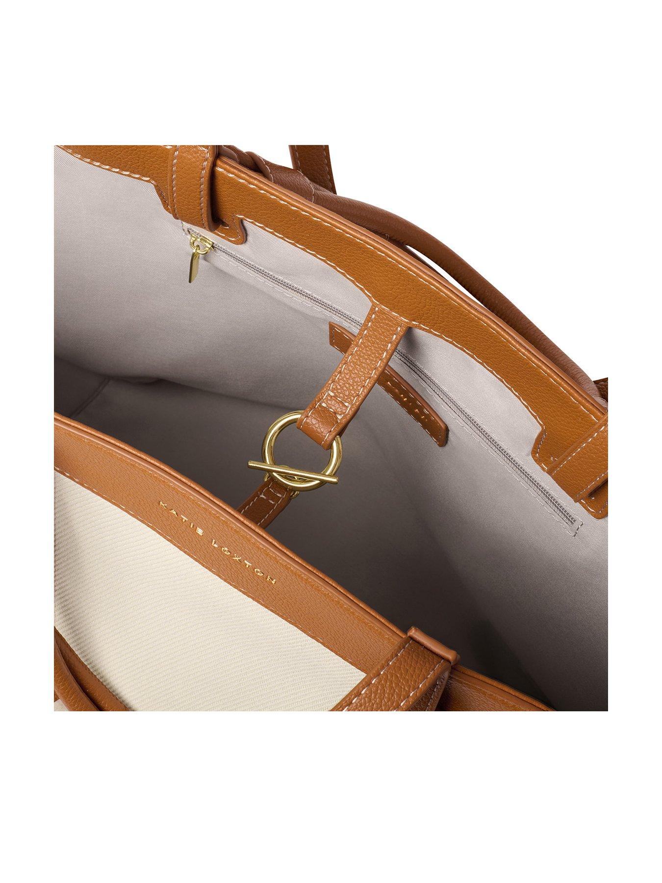 Katie Loxton Siena Canvas Tote Bag In Cognac | Very